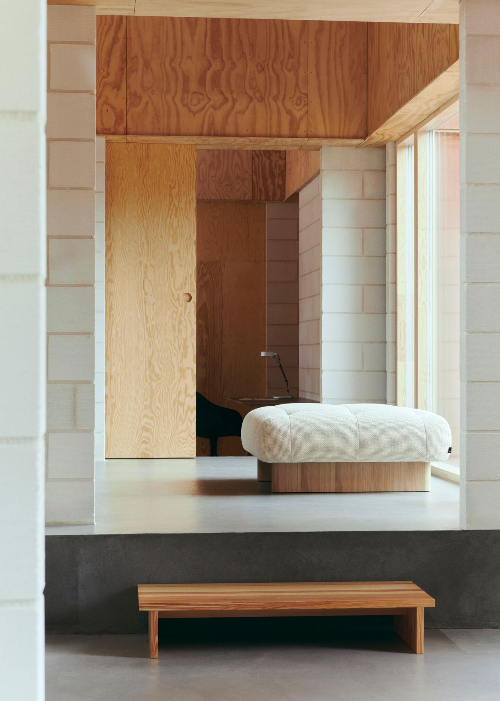 QUILTON LIFT OTTOMAN Pouf By Hay