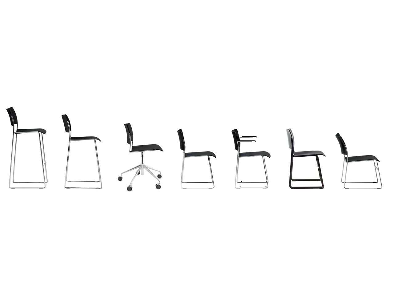 40/4 Stackable sled base chair By Howe | design David Rowland