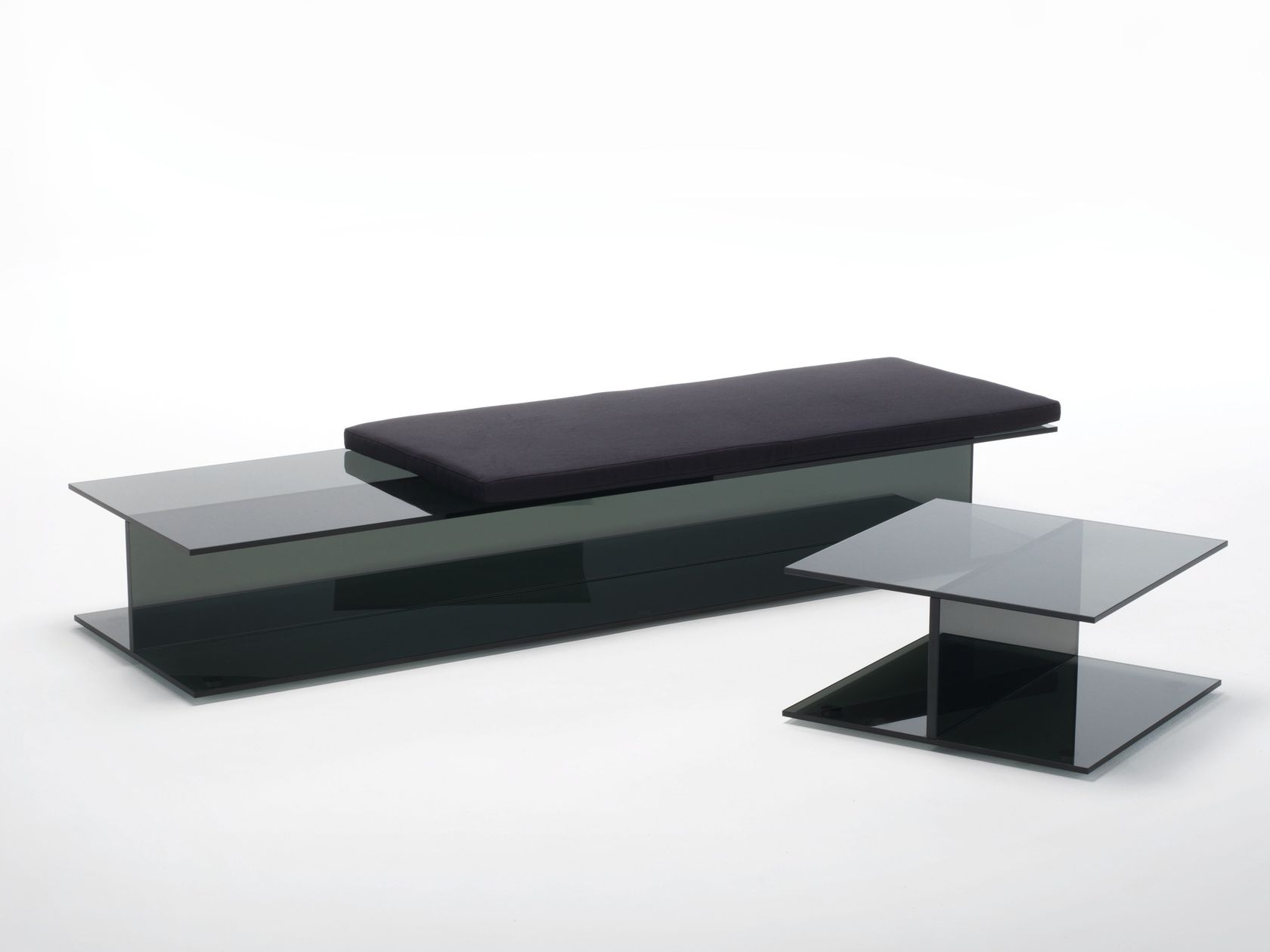 I-BEAM | Bench seating I-Beam Collection By Glas Italia design Jean ...