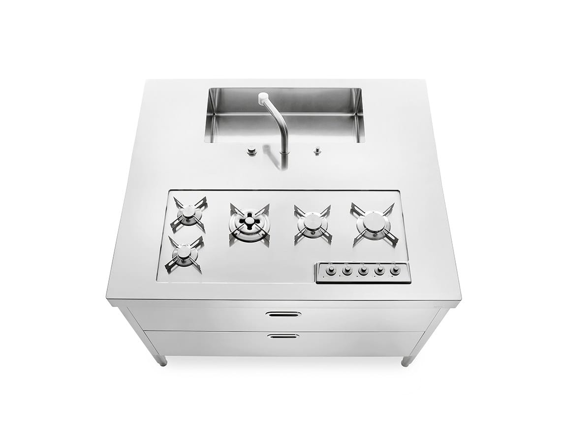 ALPES-INOX: Designer stainless steel kitchens | Archiproducts