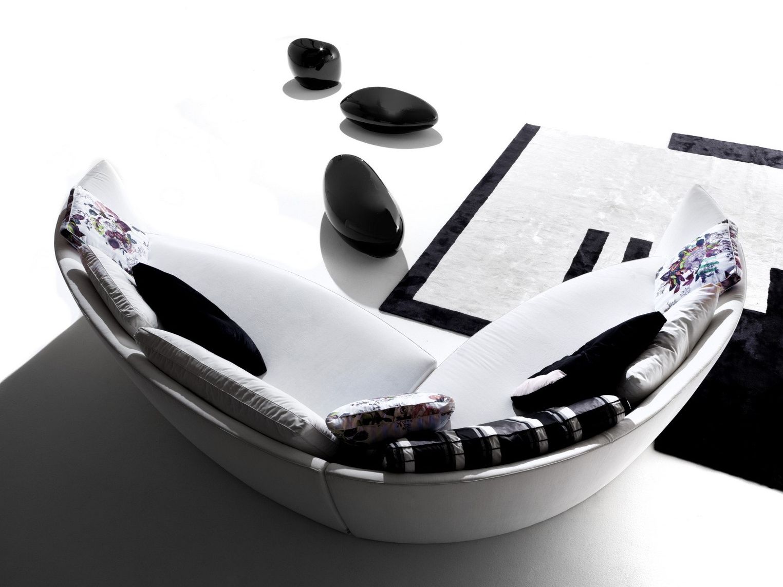 IBIZA Sectional fabric sofa By ERBA ITALIA | design Giorgio Soressi