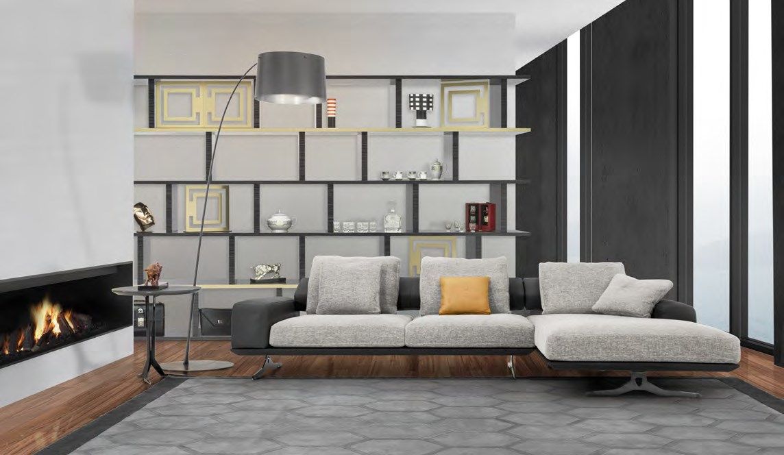 IBIZA | Sofa with chaise longue Ibiza Collection By Tonino Lamborghini Casa