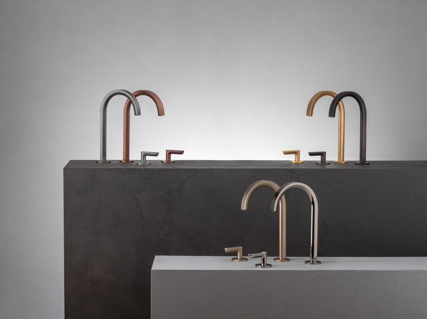 ICONA DECO 3 hole countertop washbasin tap By Fantini Rubinetti ...