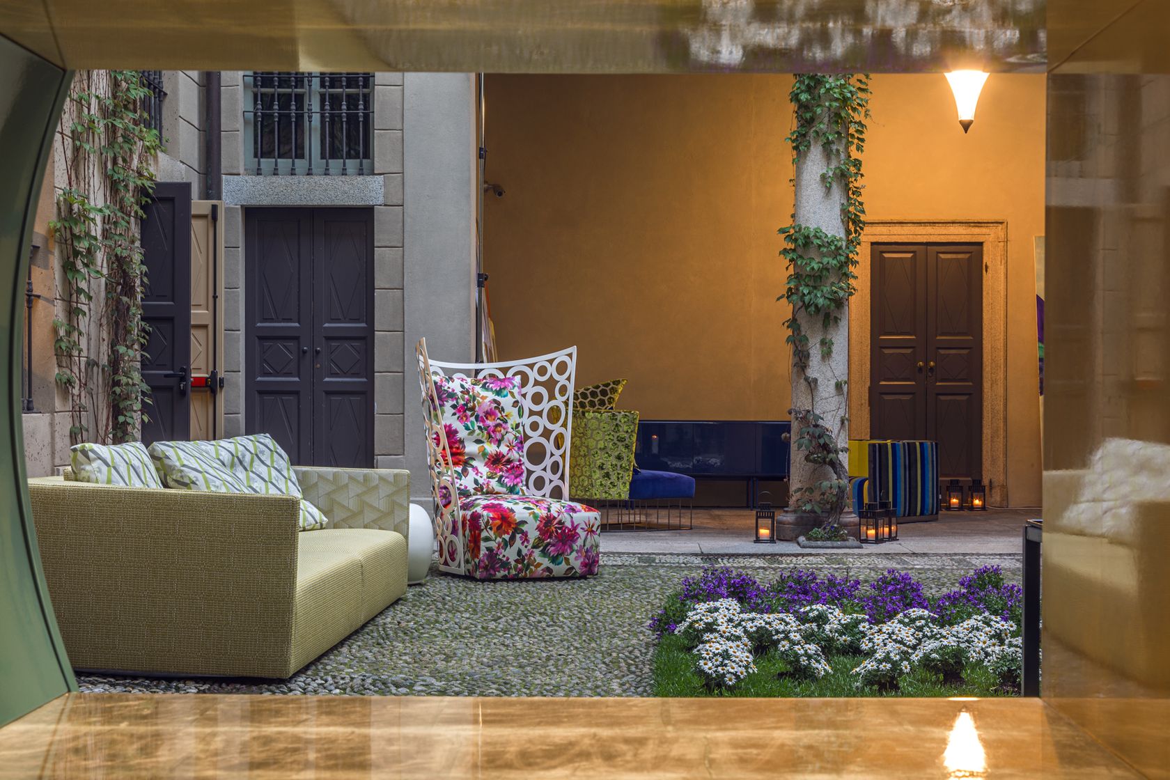 Upholstered armchair with headrest ICONA By ERBA ITALIA design Giorgio ...