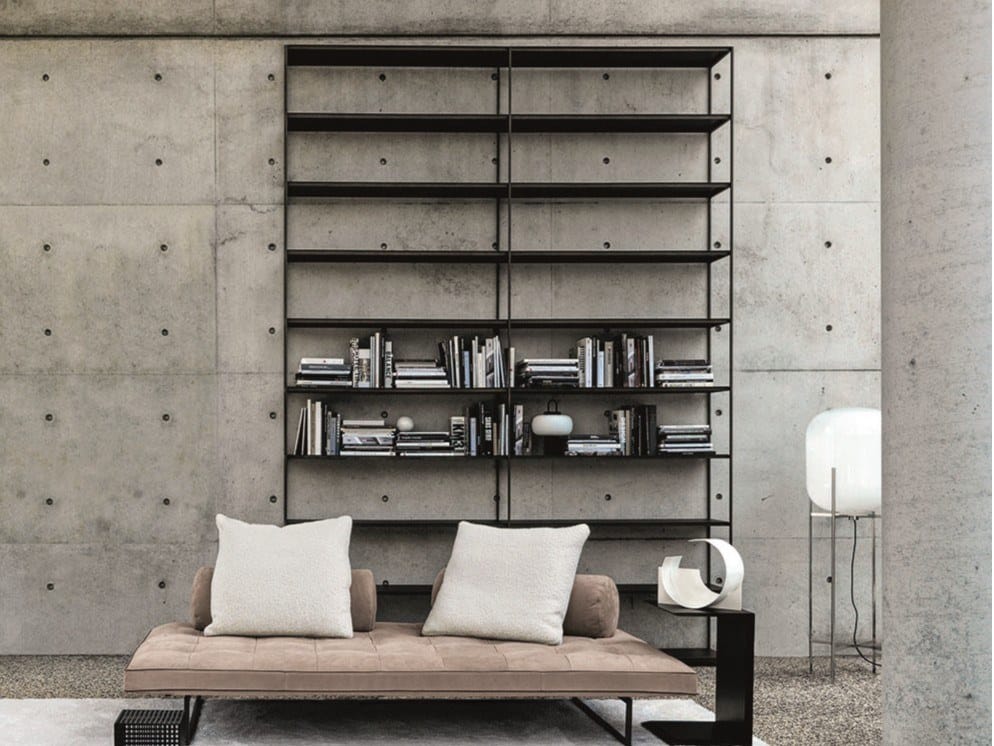 IMAGE Open double-sided metal bookcase By Desiree divani | design ...