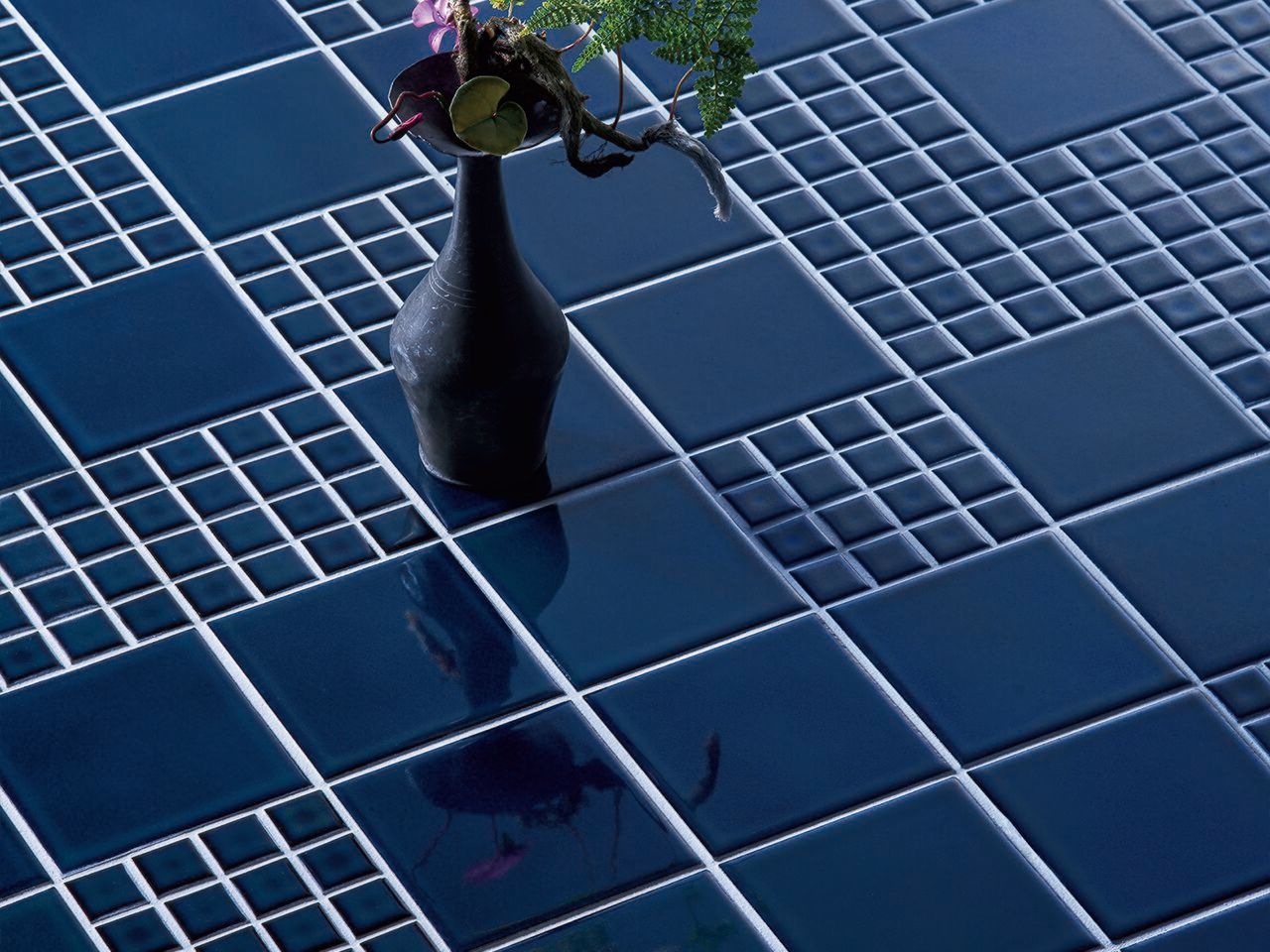 BIYUSAI NAVY BLUE Wall tiles By INAX