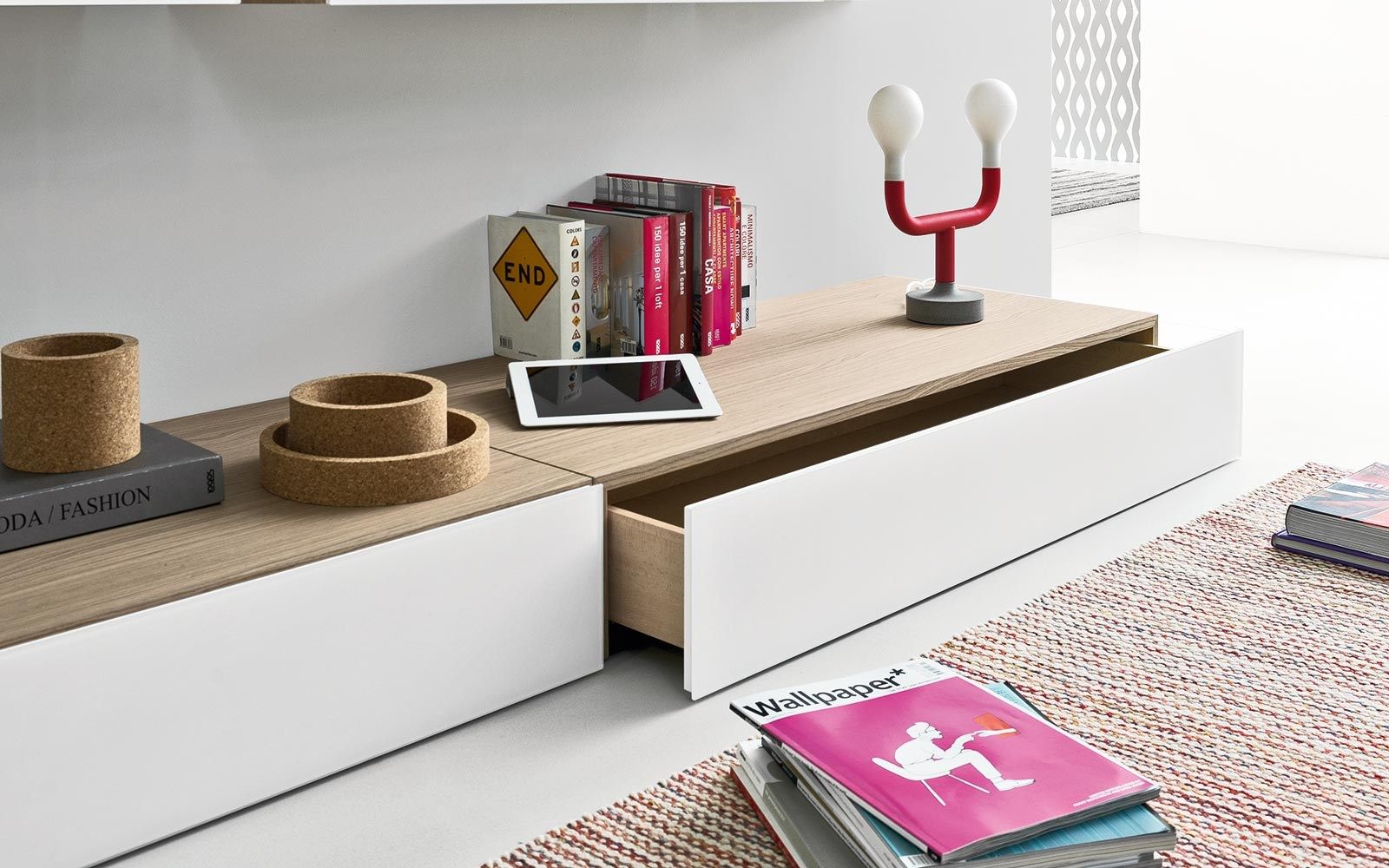 INBOX | Modular chest of drawers By Calligaris