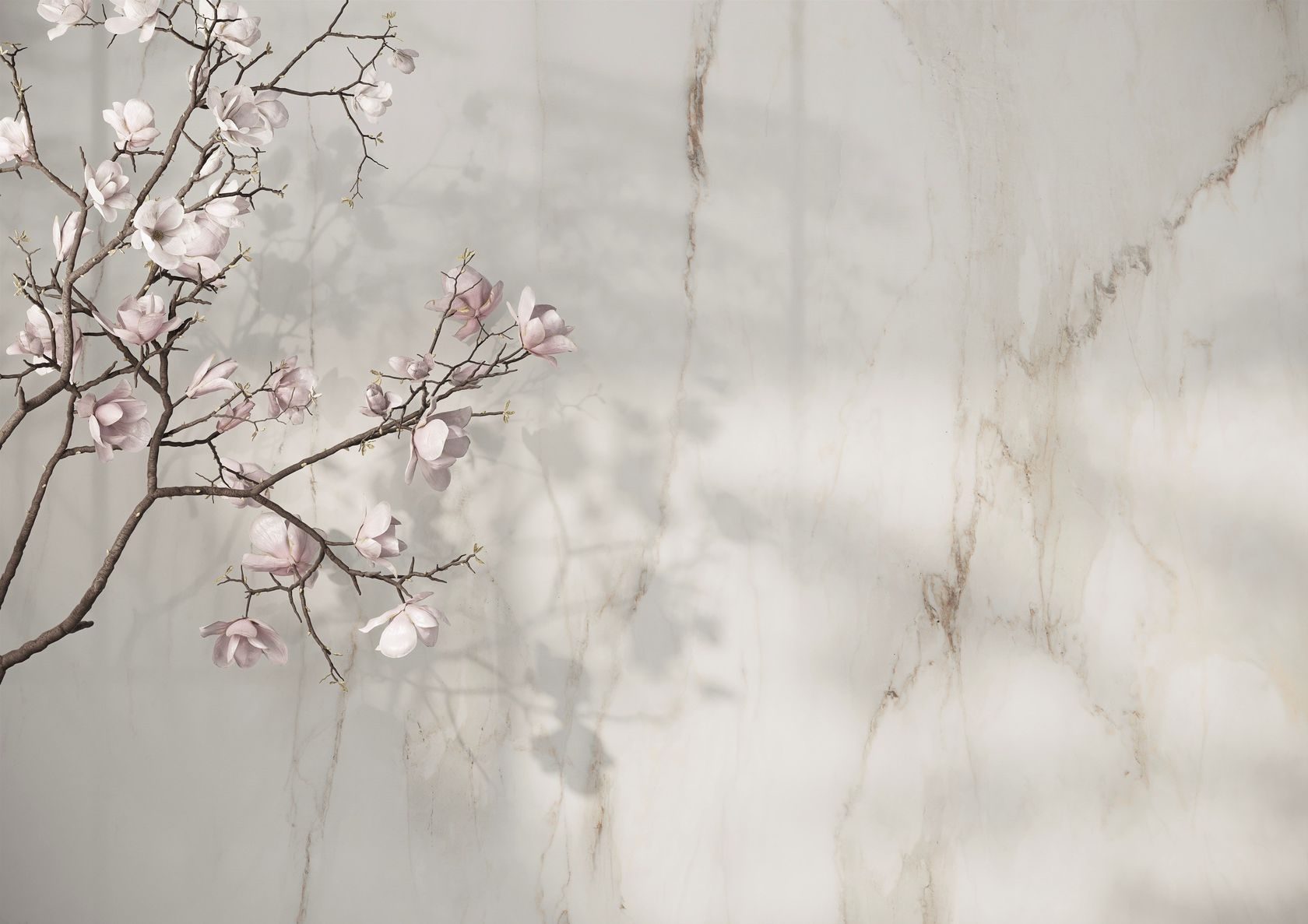 Porcelain stoneware wall/floor tiles with marble effect INCANTO By Ragno