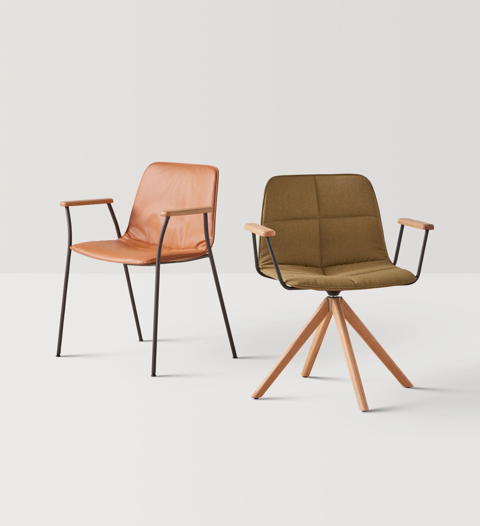 VARYA XL Stackable polypropylene chair with armrests By INCLASS ...