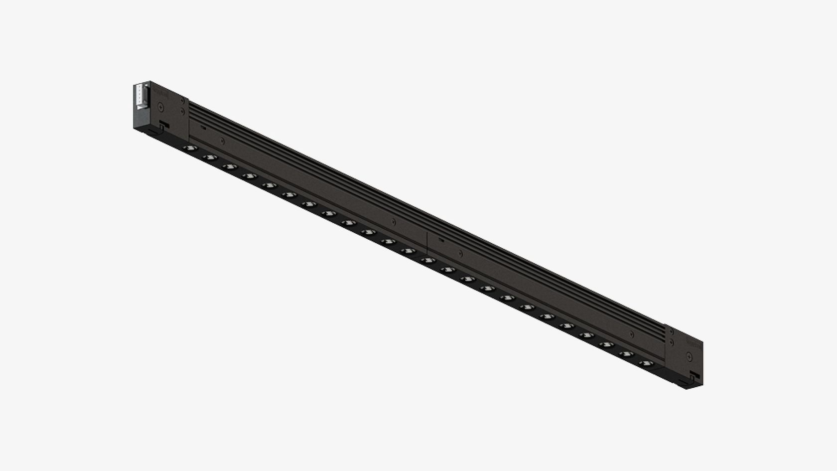 Lampe sur rails LED en aluminium INCLINE By Reggiani