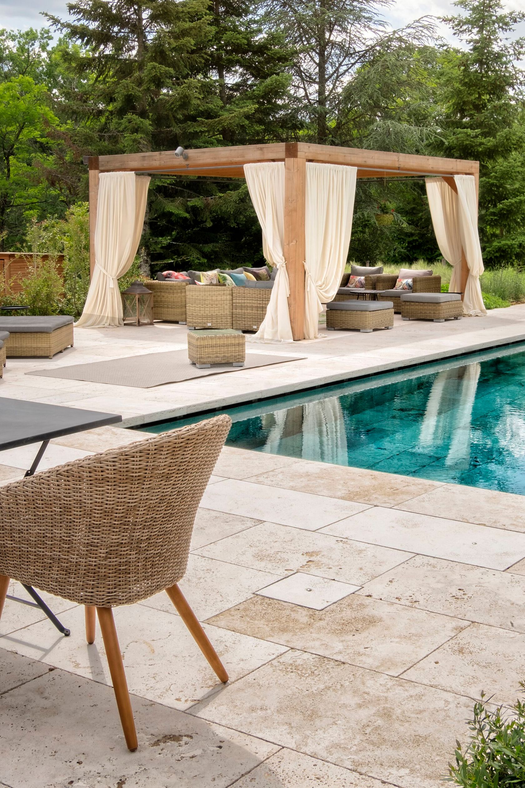 Stone swimming pool In-Ground stone swimming pool By INDALO PISCINE