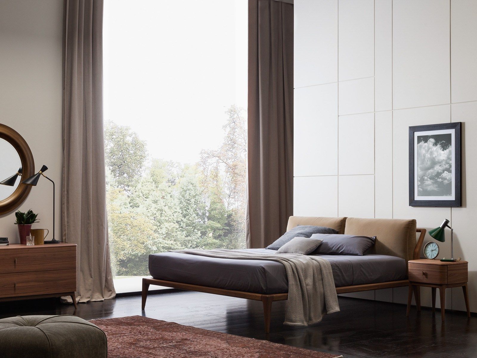 INDIGO | Double bed By SELVA design Leonardo Dainelli