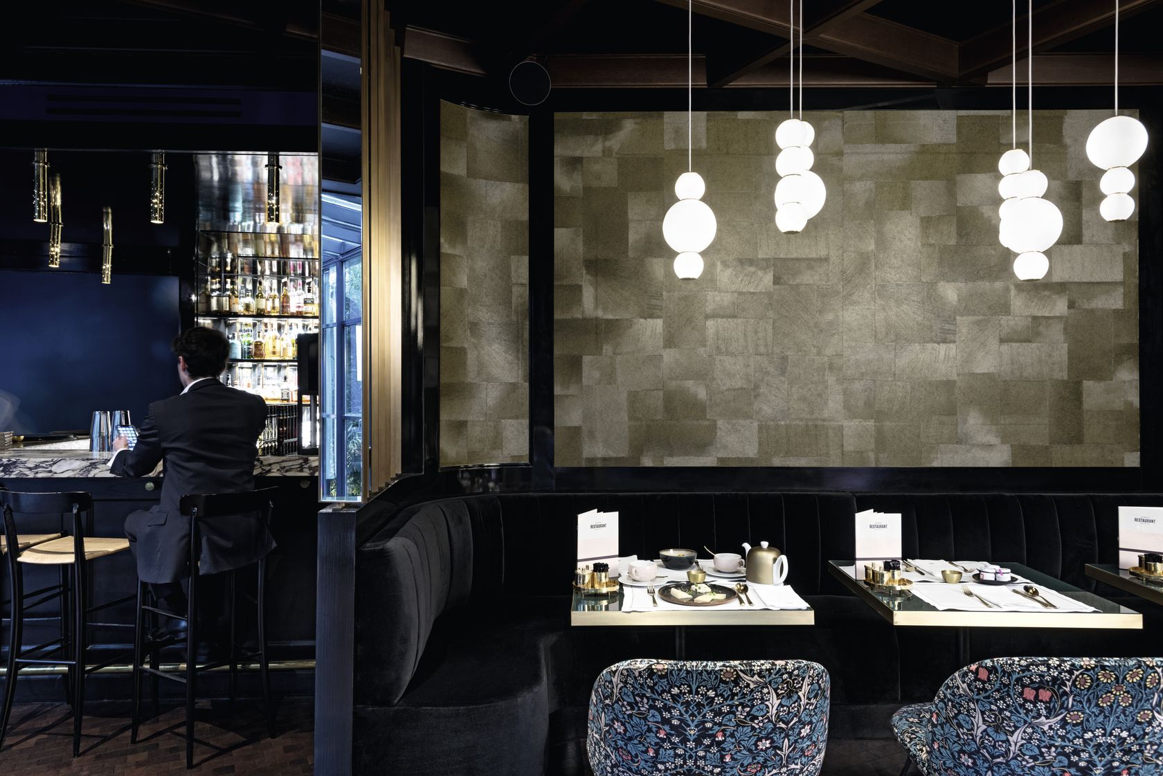 Antibacterial vinyl wall tiles INDOMPTÉE - APPALOOSA HPC By Élitis