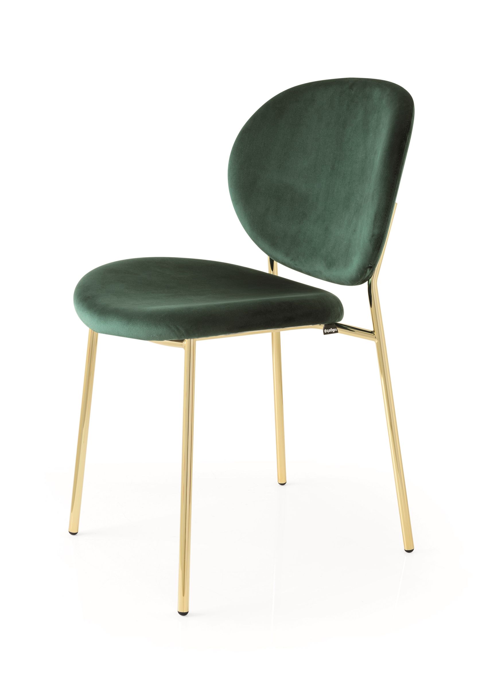 Upholstered fabric chair INES By Calligaris design Busetti Garuti Redaelli
