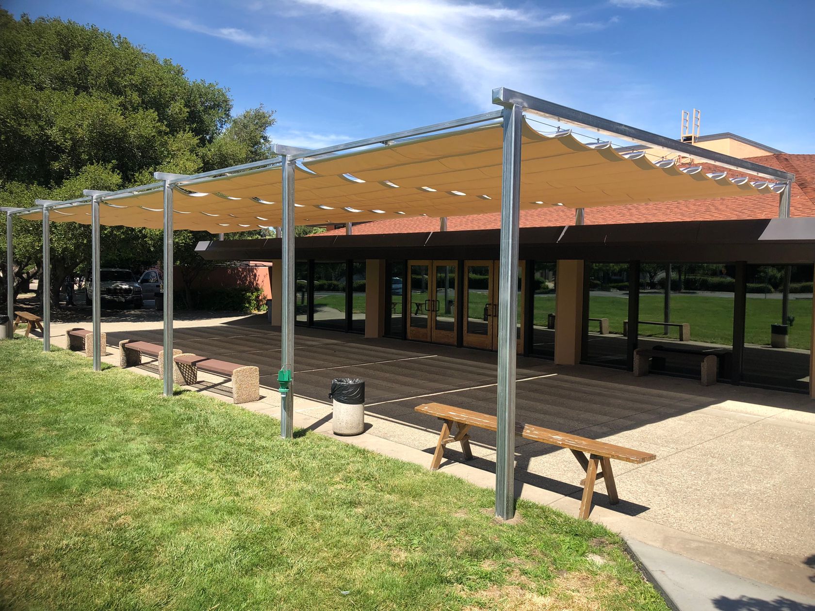 MODULAR SHADE STRUCTURES Pergola By INFINITY CANOPY