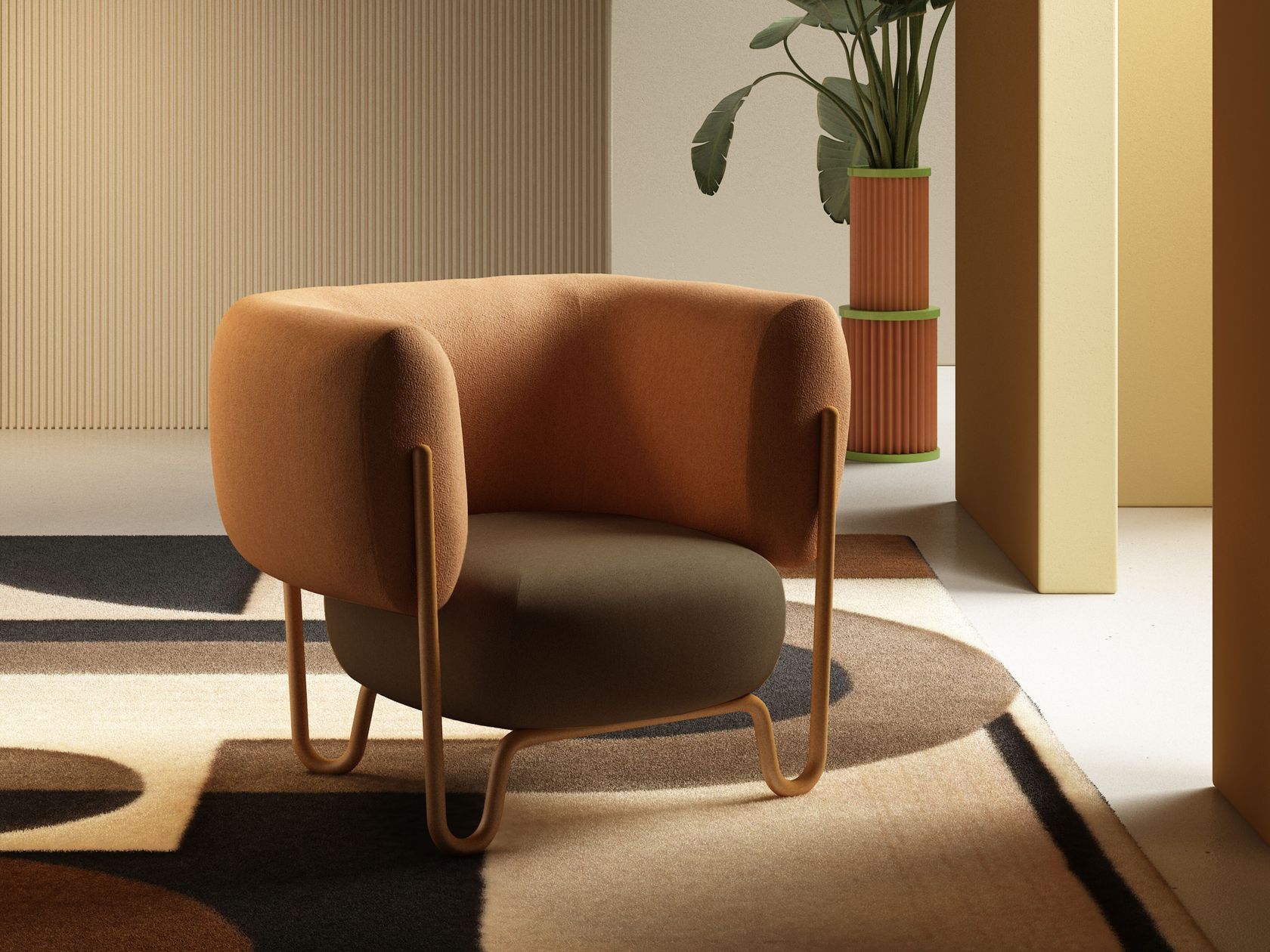 CRABBY Easy chair By Innova Imbottiti