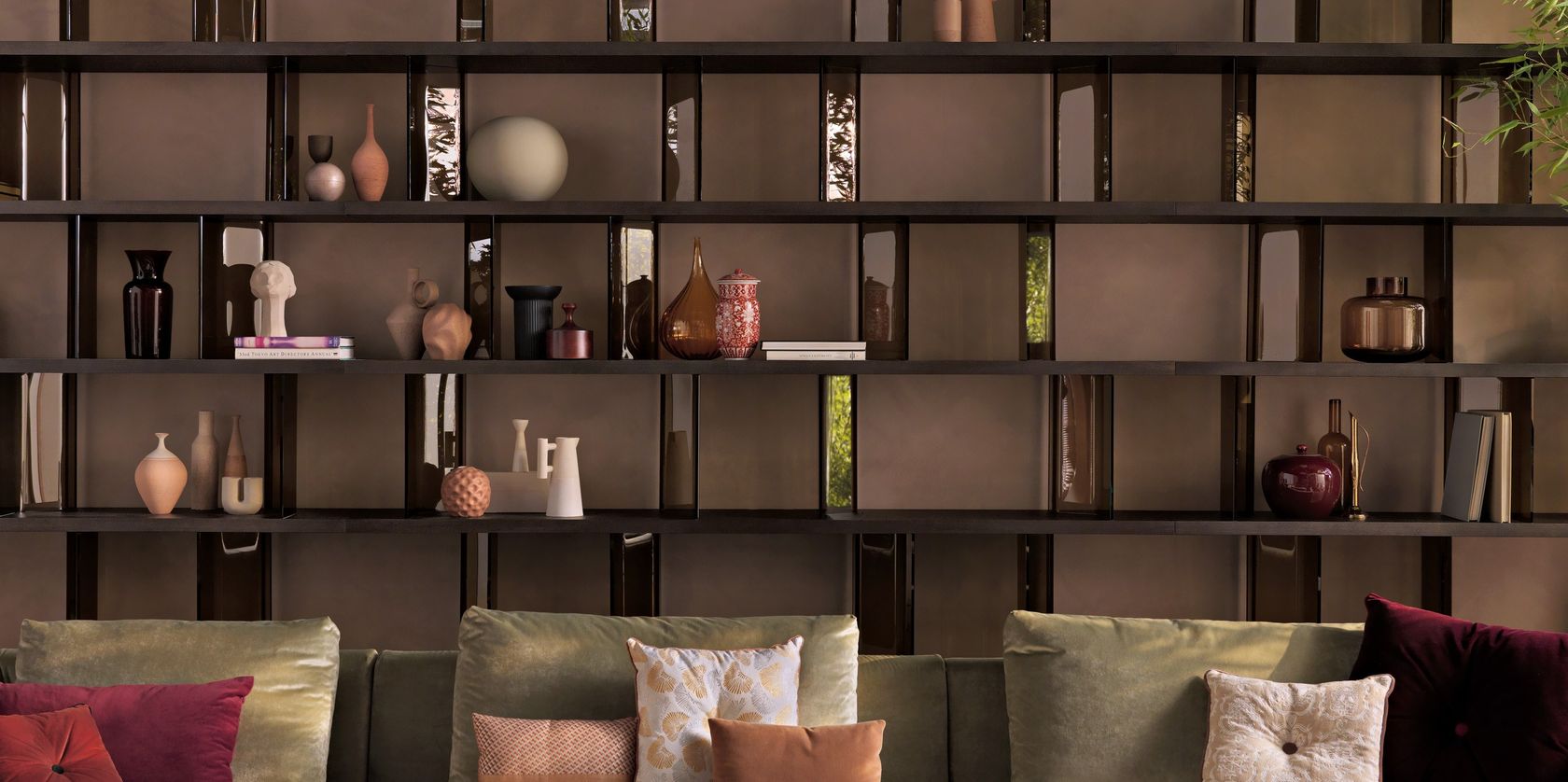 INORI Bookcase By Fiam Italia | design Setsu & Shinobu Ito