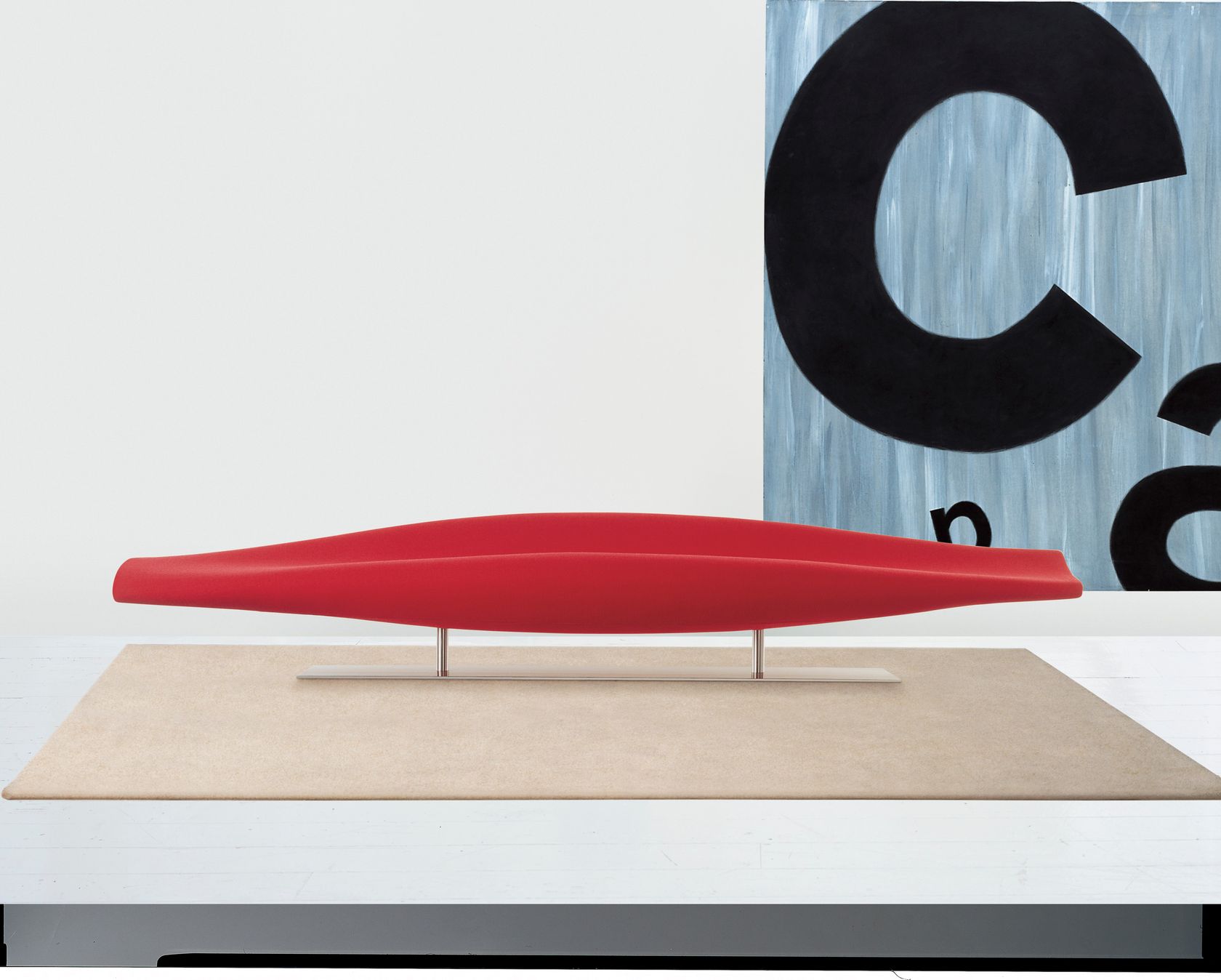 INOUT Modern style bench By Cappellini | design Jean-Marie Massaud