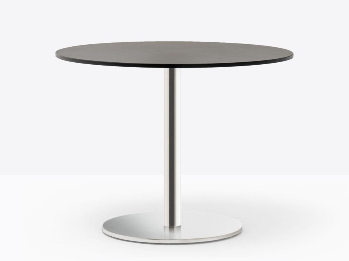 INOX round 4401 H500 Table By Pedrali