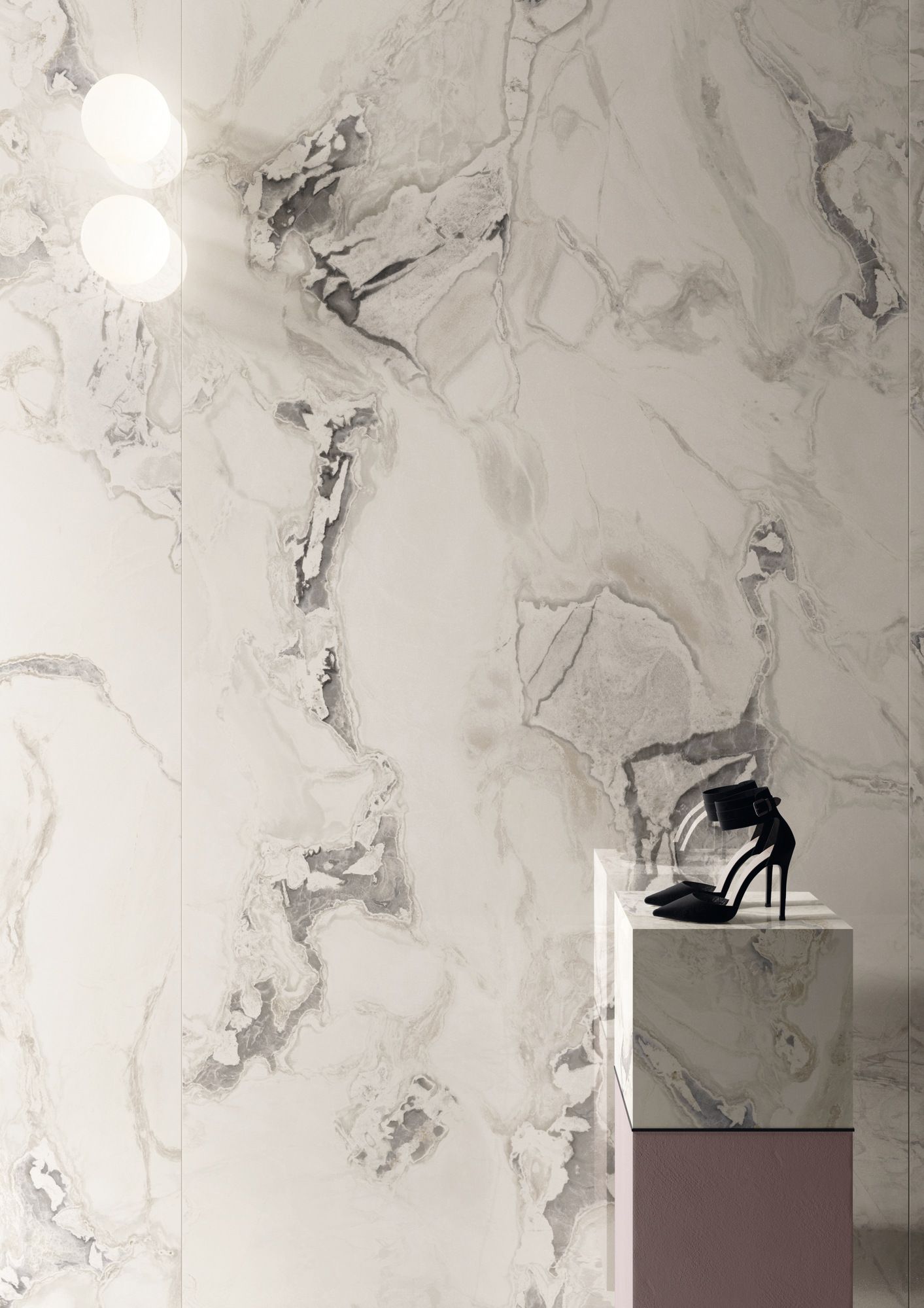 INTERNO4 CALACATTA SAN BABILA Pavimento/rivestimento in gres porcellanato effetto marmo By ...