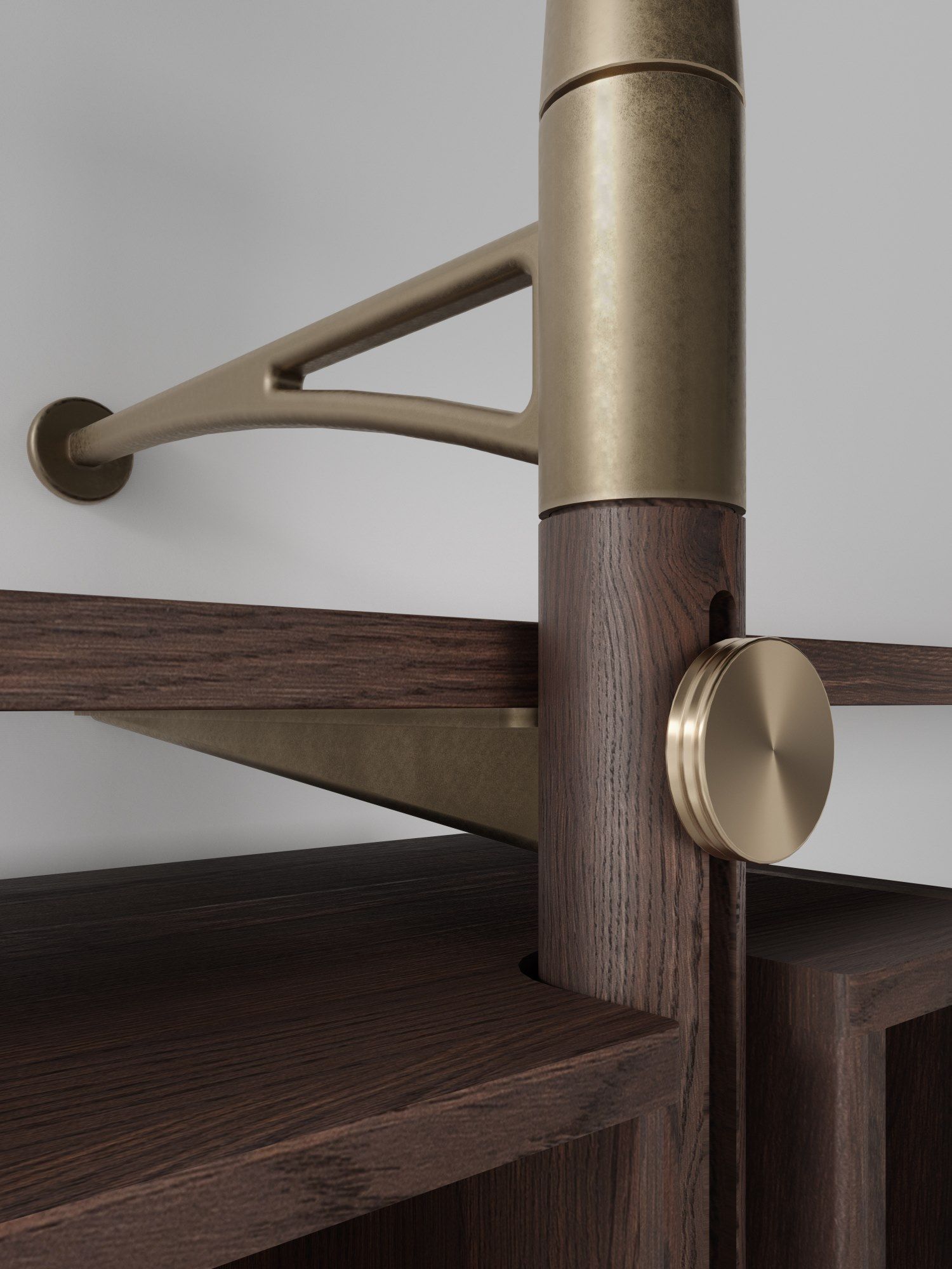 INUMBRA | Wall-mounted bookcase By District Eight
