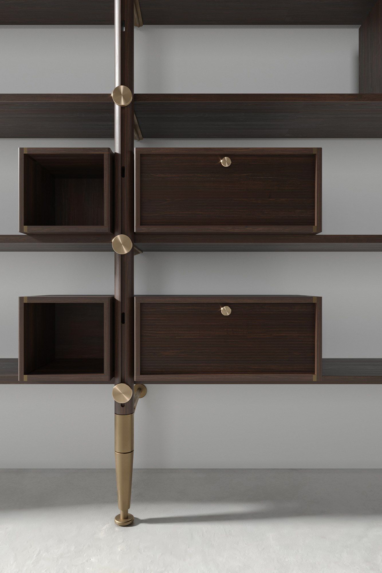 INUMBRA | Wall-mounted bookcase By District Eight