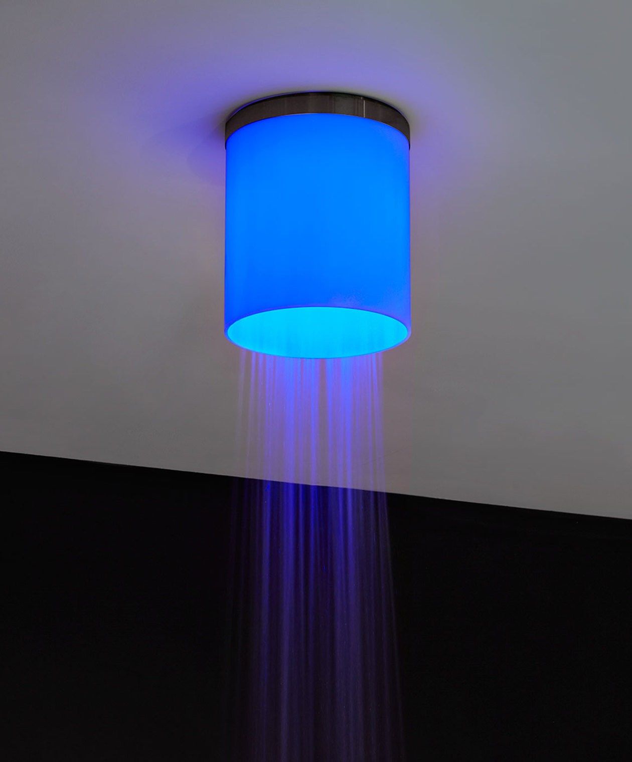 LED ceiling mounted stainless steel overhead shower IRIDE By Antonio ...