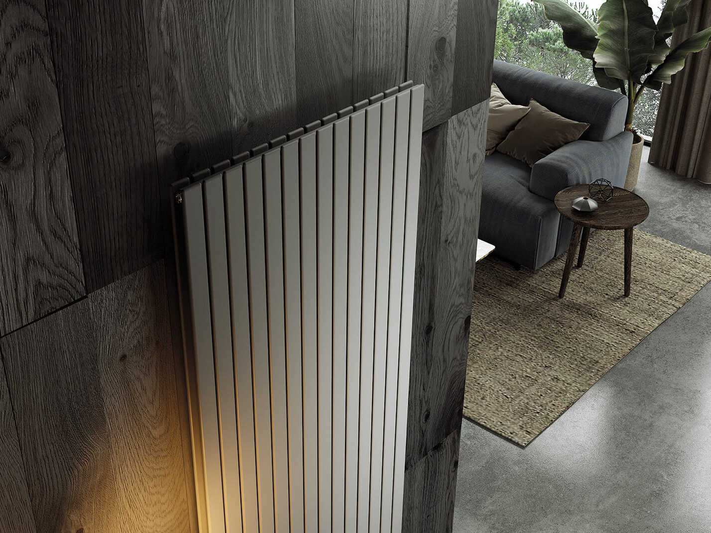 PIANO 2 VERTICAL Steel decorative radiator By IRSAP