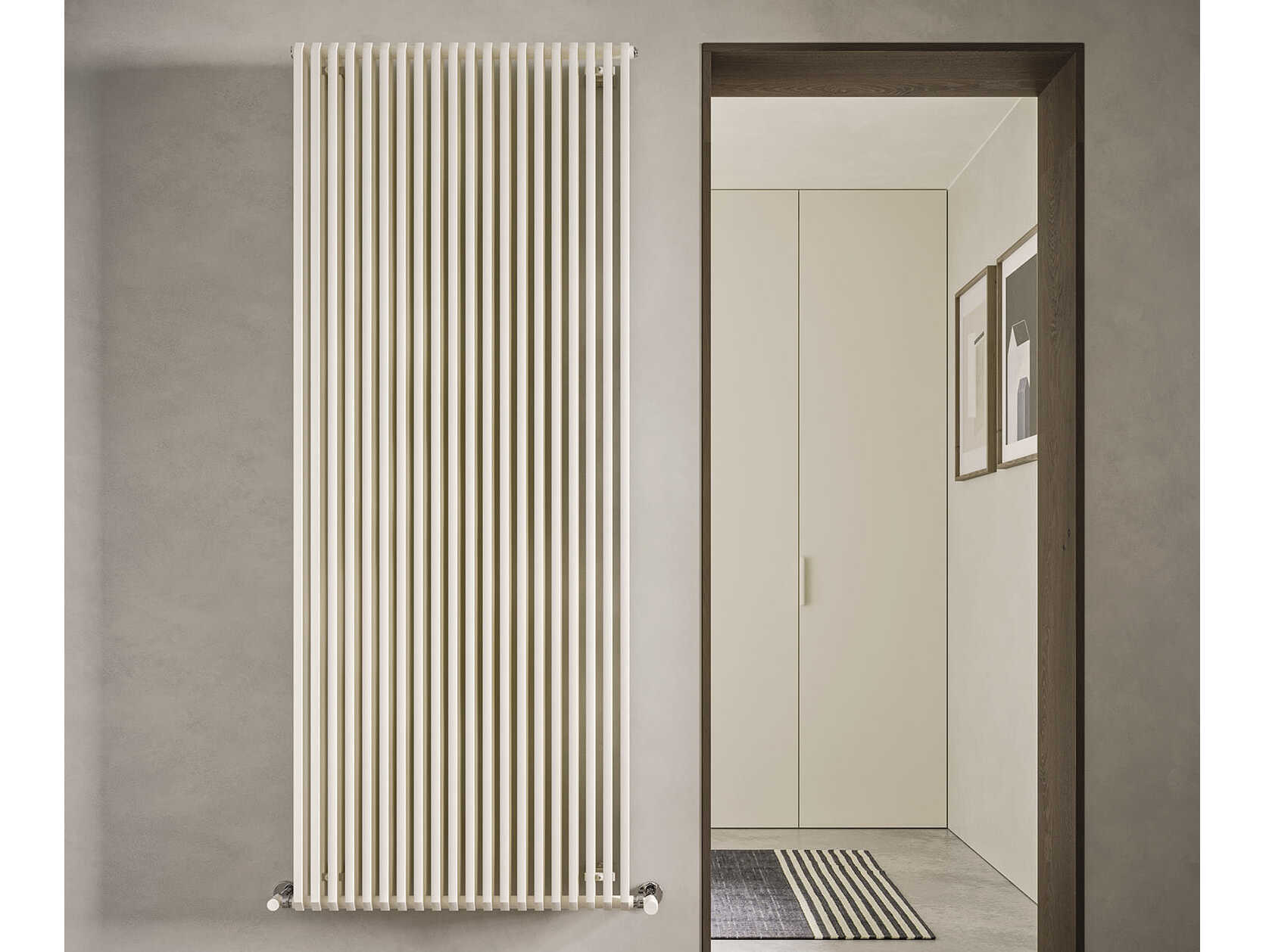 SAX2 VERTICAL Steel decorative radiator By IRSAP