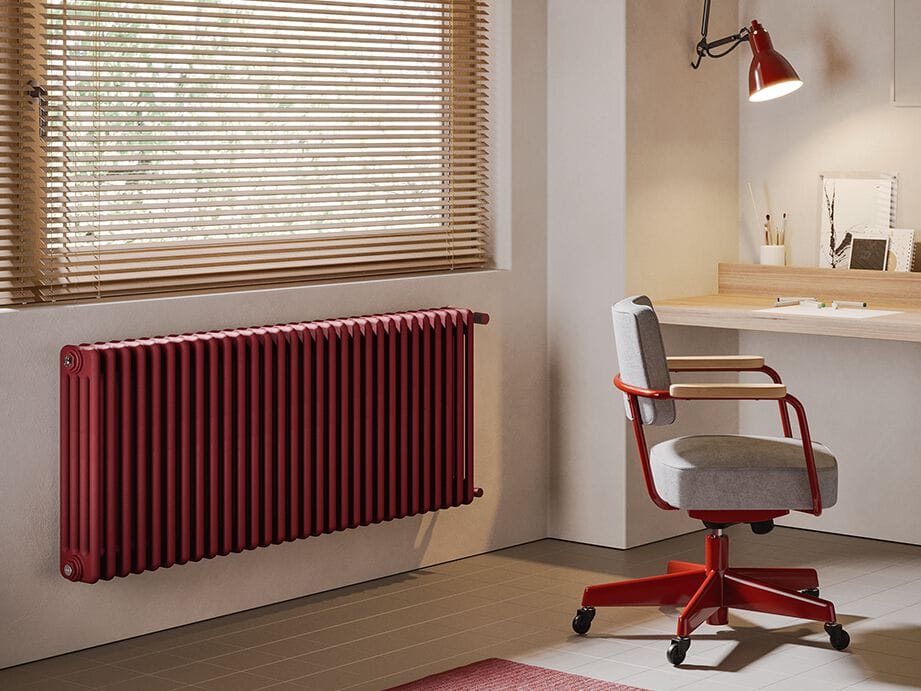 TESI 4 Wall-mounted steel decorative radiator By IRSAP
