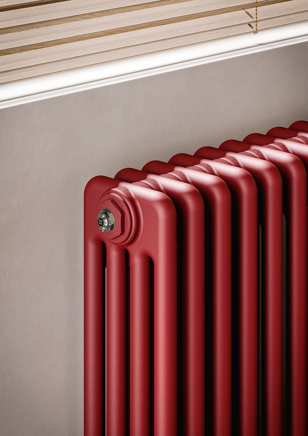 TESI 4 Wall-mounted steel decorative radiator By IRSAP