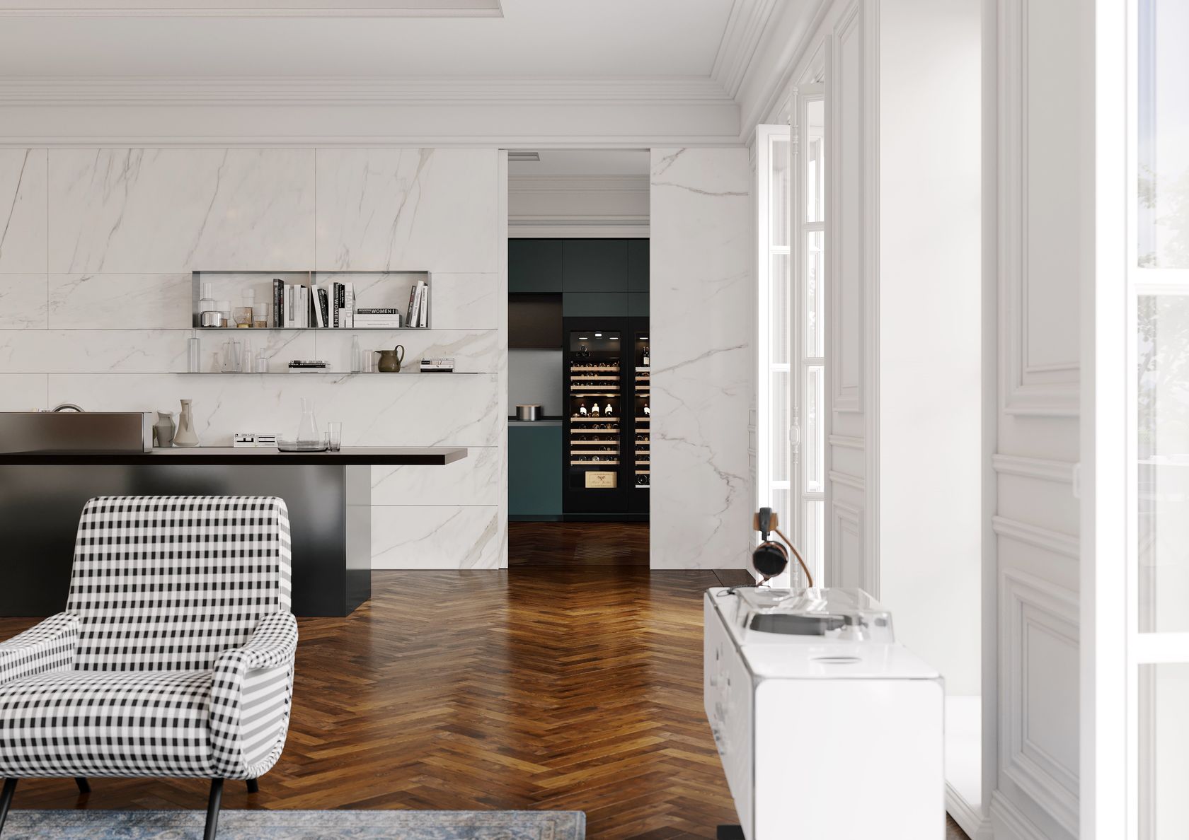 ISØLA - MILANO Custom kitchen with island By Rossana | design Carlo Colombo