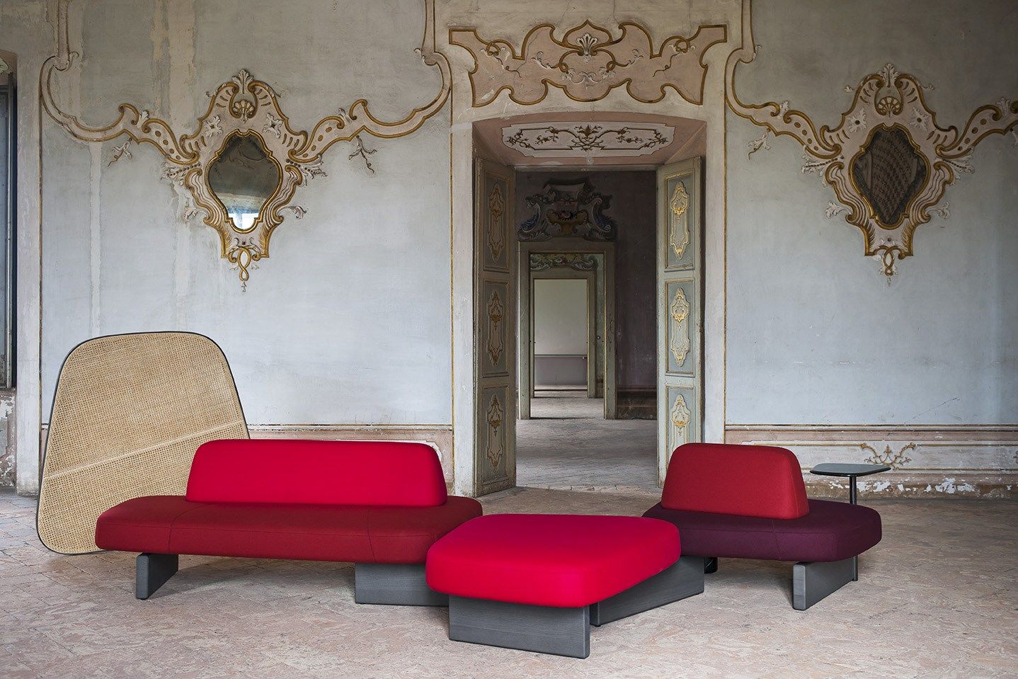 Sectional upholstered sofa ISCHIA By Tacchini design PearsonLloyd