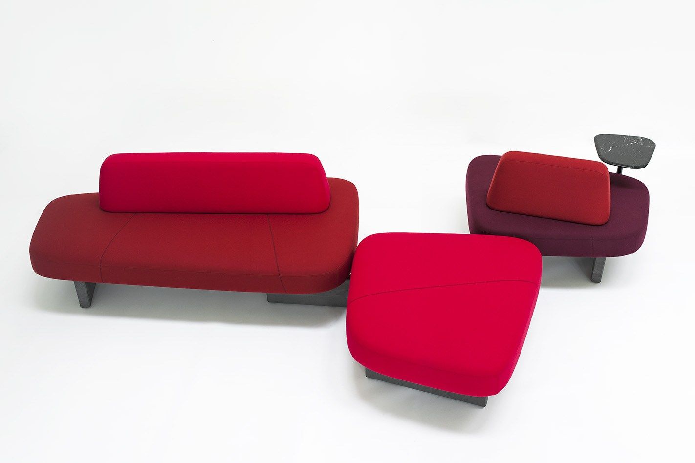 Sectional upholstered sofa ISCHIA By Tacchini design PearsonLloyd