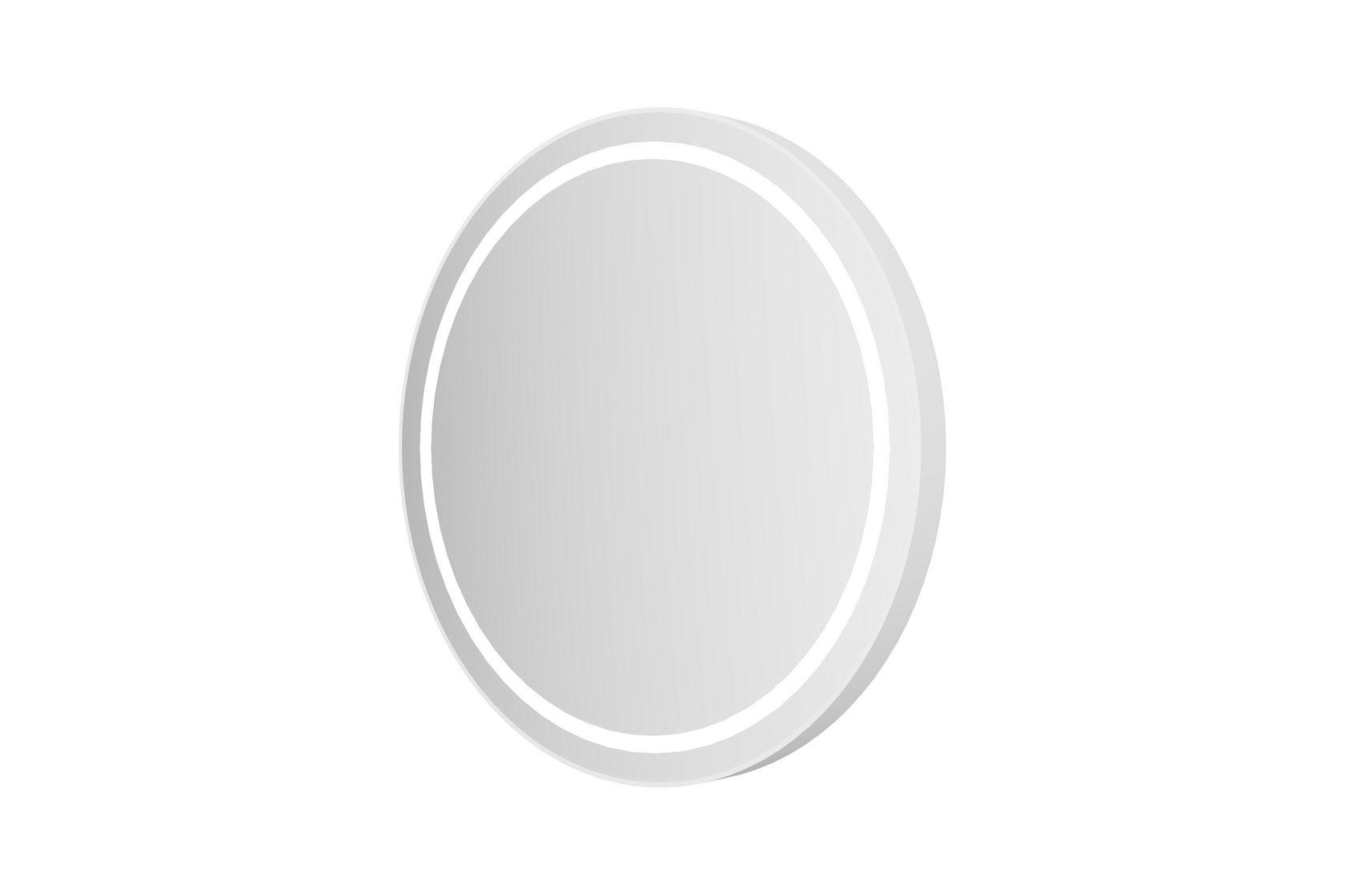 Round mirror with integrated lighting ISEO By ESS Easy Drain