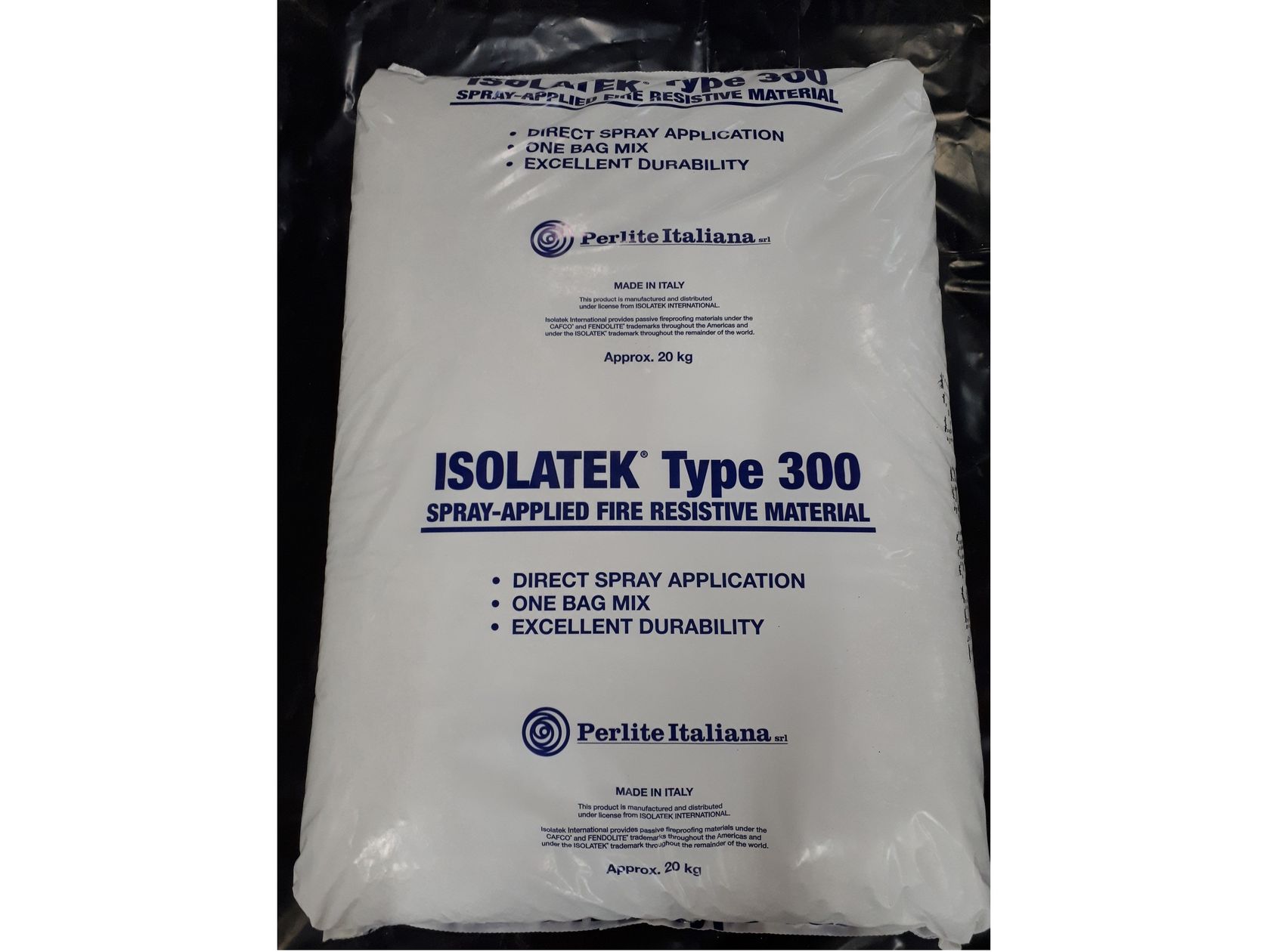 ISOLATEK® Type 300 Fire-resistant plaster By Perlite Italiana