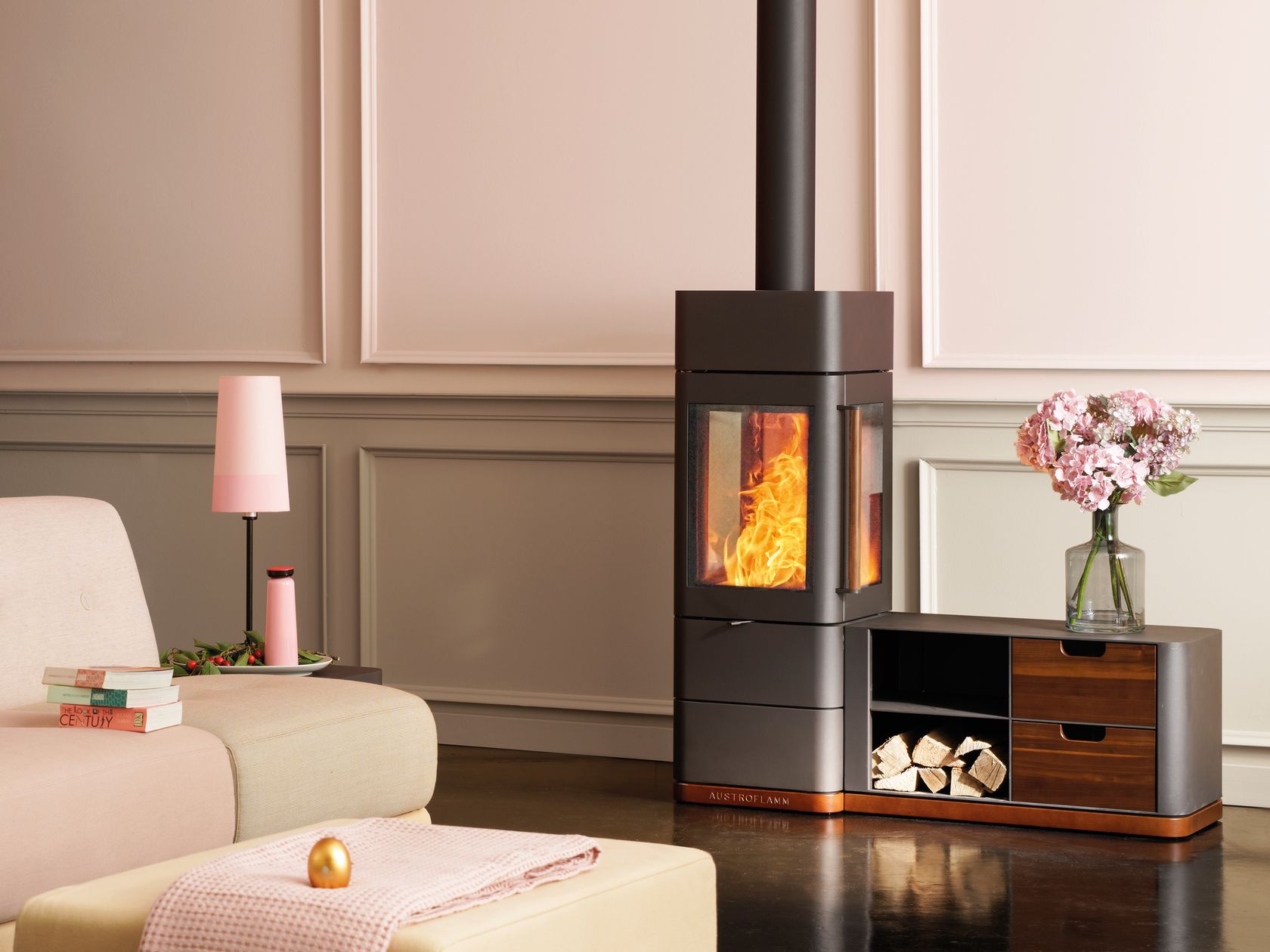 IVY | Wood-burning stove By Austroflamm design Cesare Monti