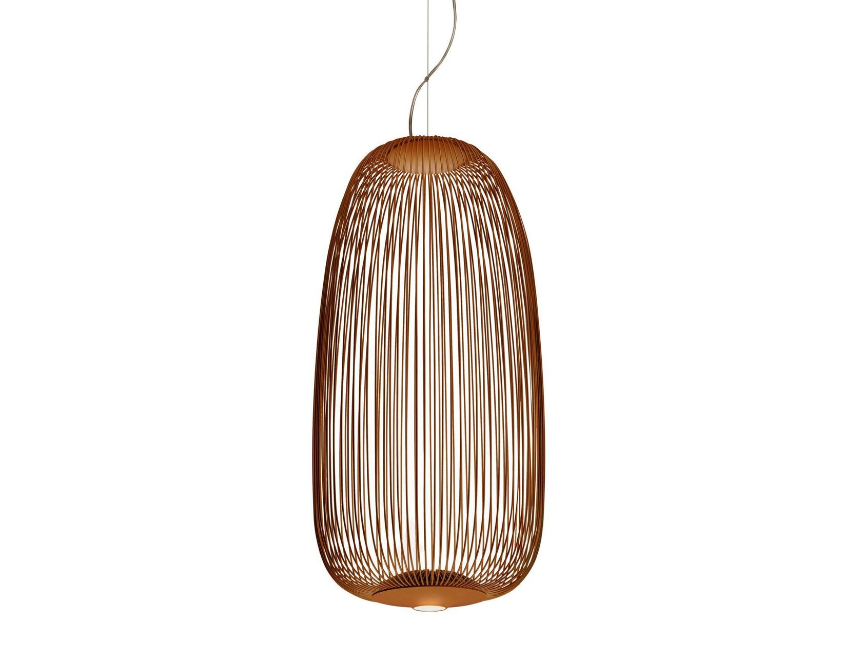 FOSCARINI - SPOKES 1 COPPER Pendant lamp By In Stock