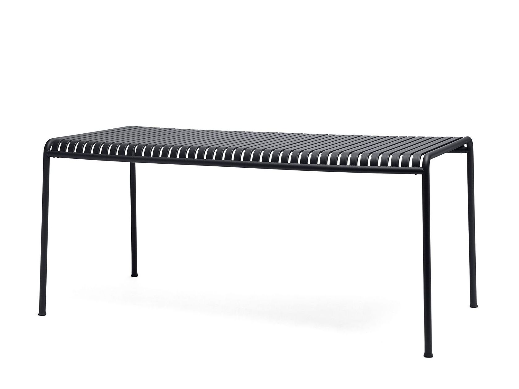 HAY - PALISSADE TABLE ANTHRACITE Steel garden table By In Stock