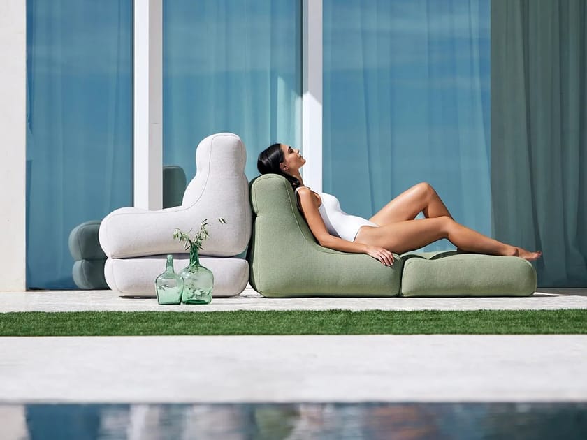 OGO - SIT POOL GREEN Garden armchair By In Stock