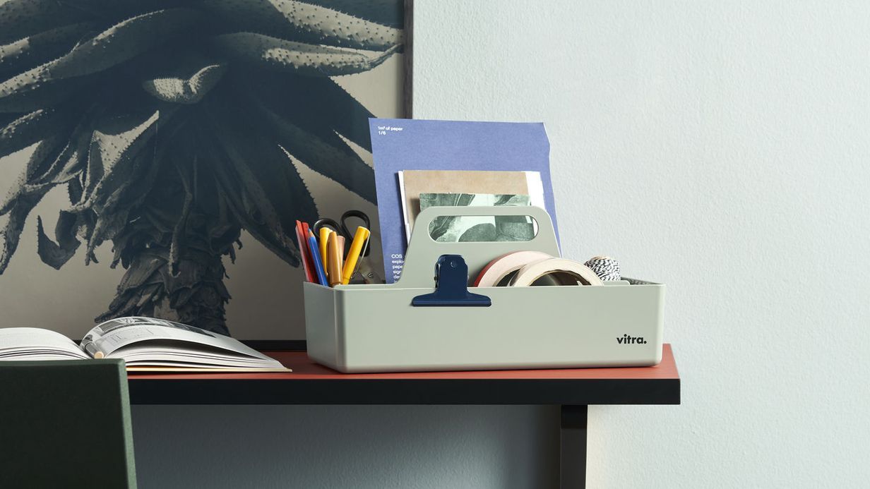 VITRA - TOOLBOX MOSS GREY ABS storage box By In Stock | design Arik Levy