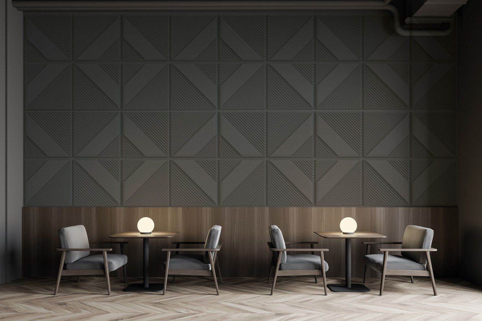 ISOLSPACE SKIN WALL Acoustic wall panel By Isolspace Skin