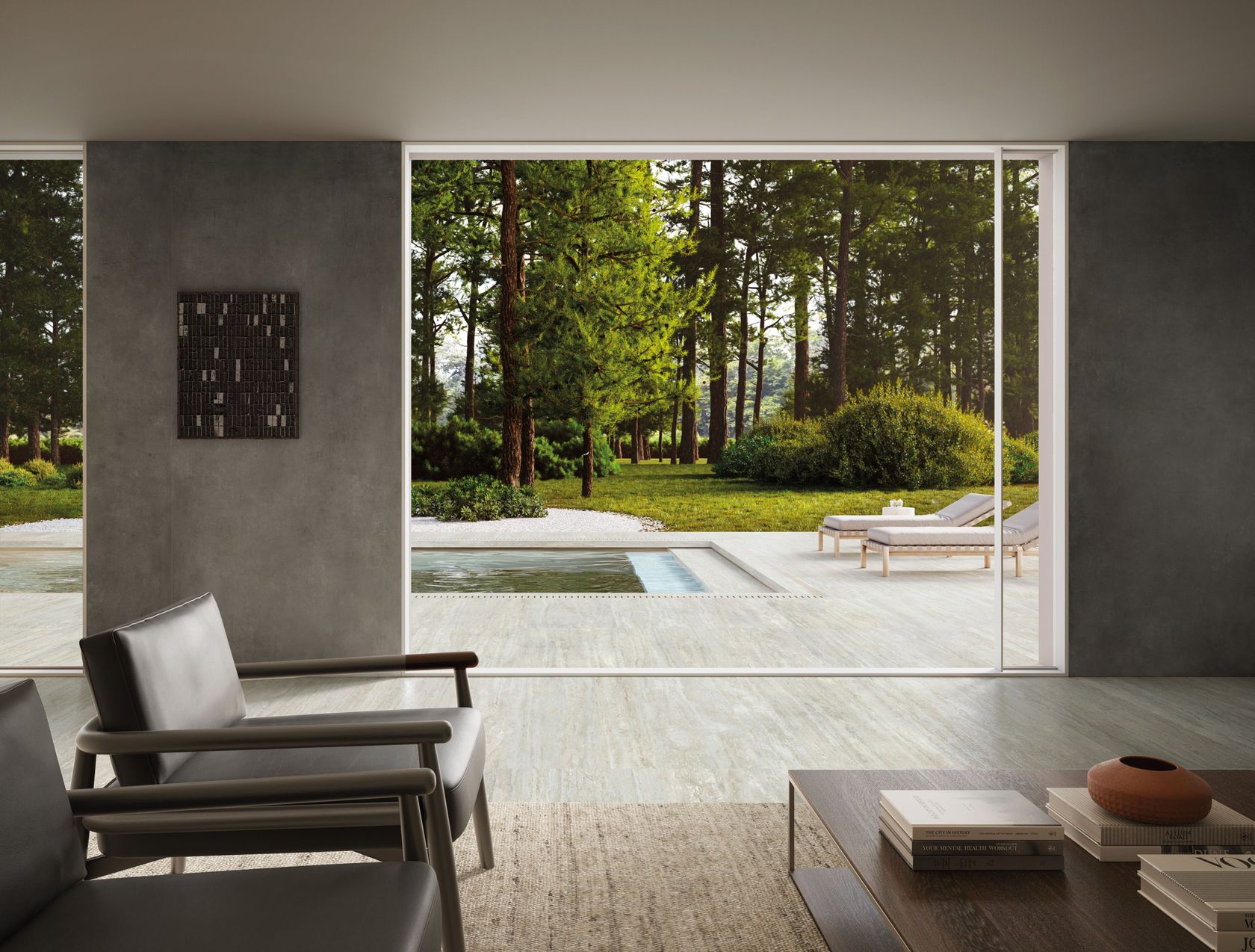 I TRAVERTINI GRIGIO VEIN CUT Flooring By Italgraniti