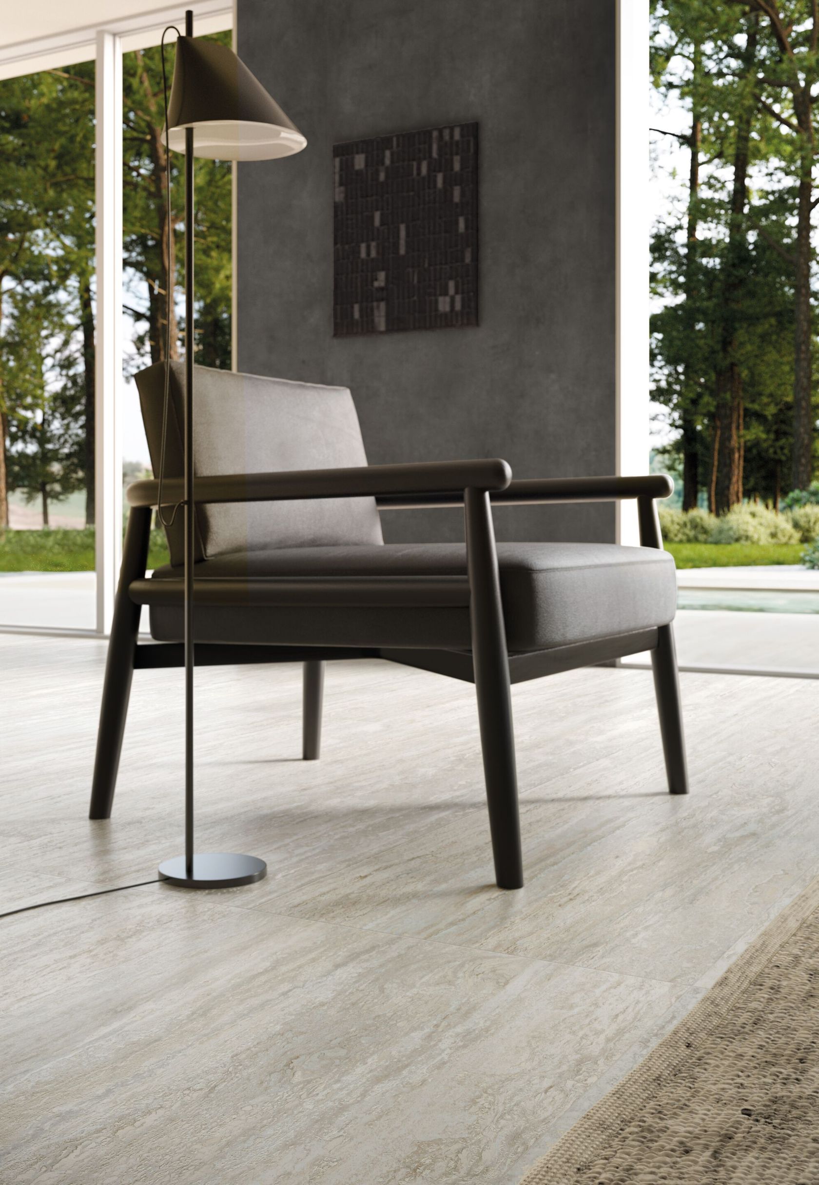 I TRAVERTINI GRIGIO VEIN CUT Flooring By Italgraniti