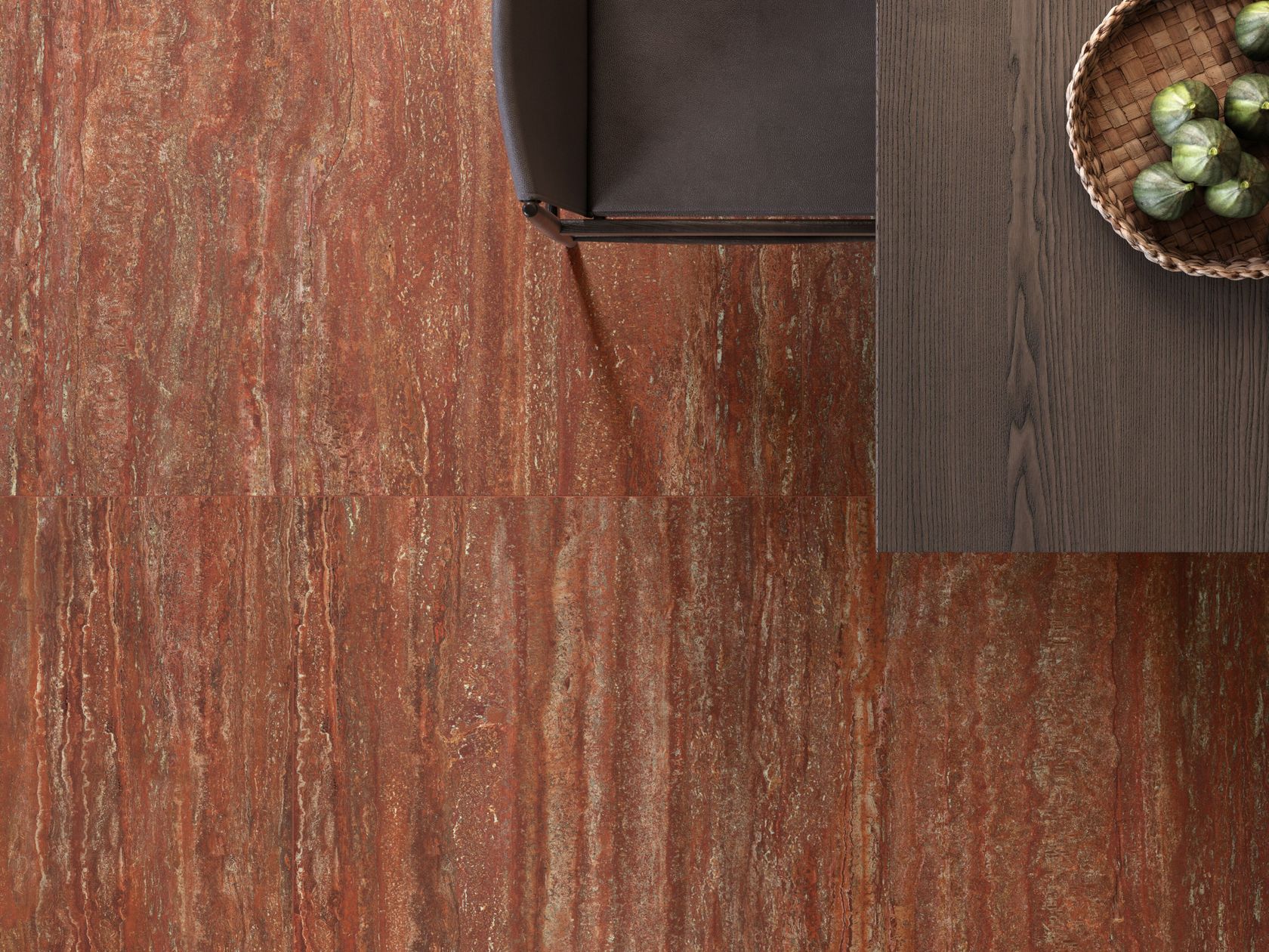 I TRAVERTINI ROSSO VEIN CUT Flooring By Italgraniti