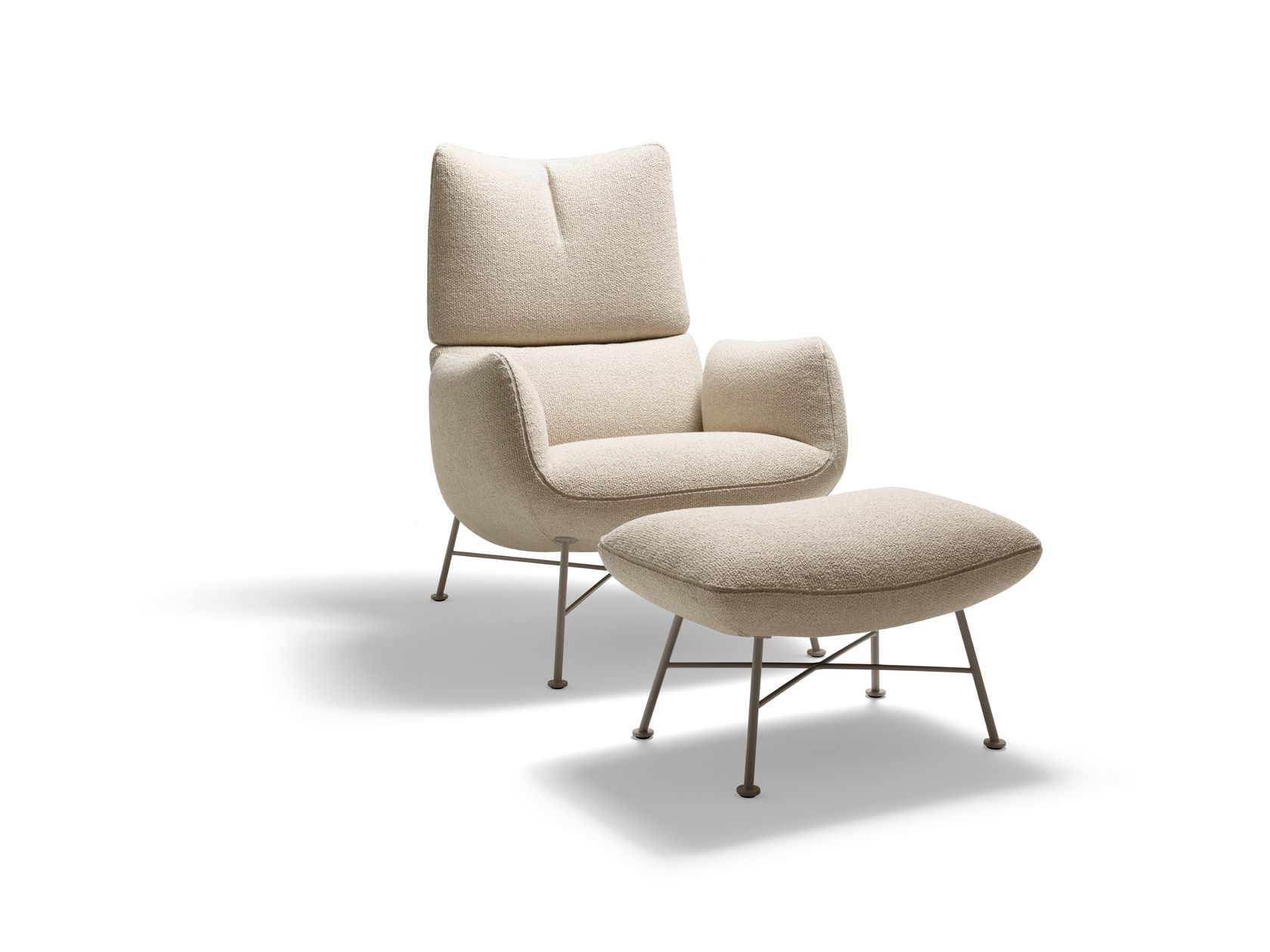 JALIS LOUNGE Armchair with armrests By COR | design Jehs+Laub