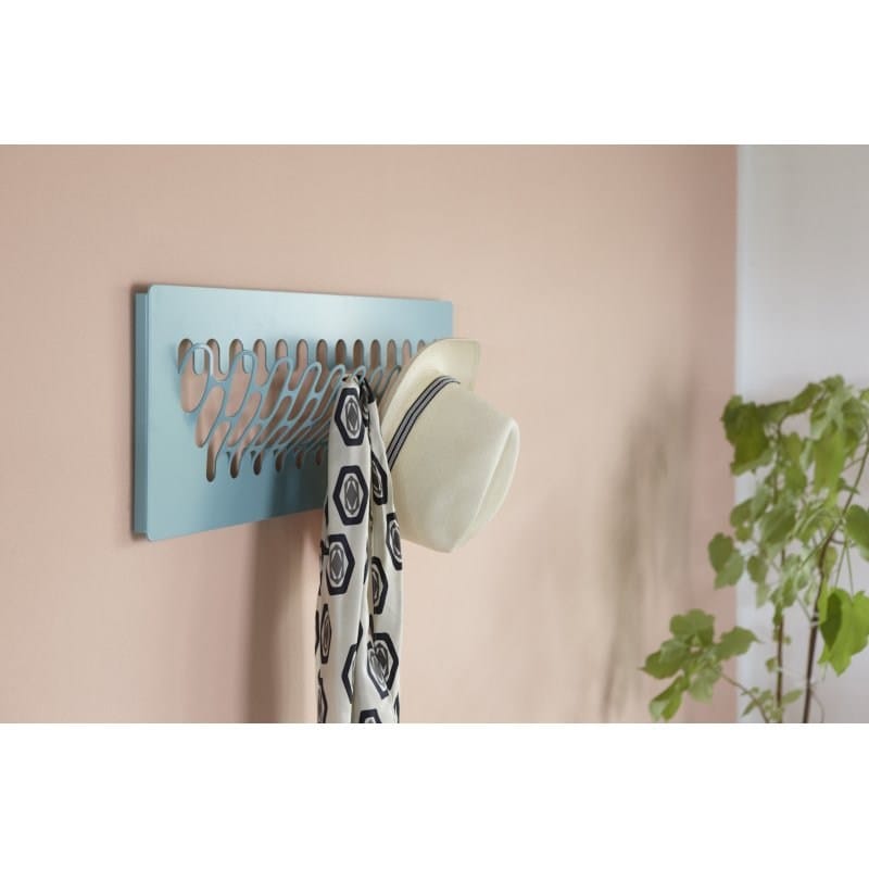 Wall-mounted powder coated steel coat rack JAMES By KONSTANTIN ...