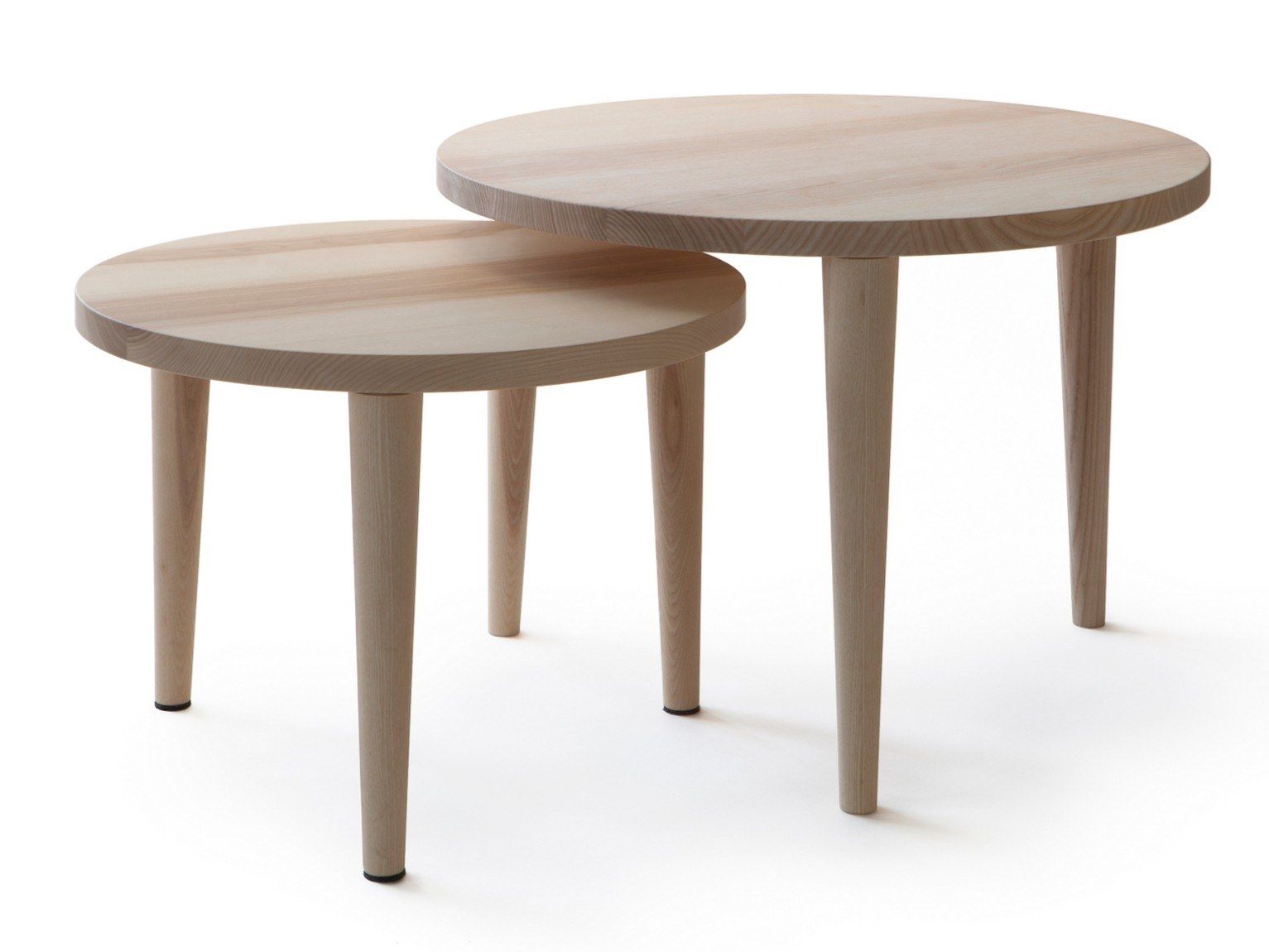 JANUARY | Coffee table Low round wooden coffee table By Nikari | design ...