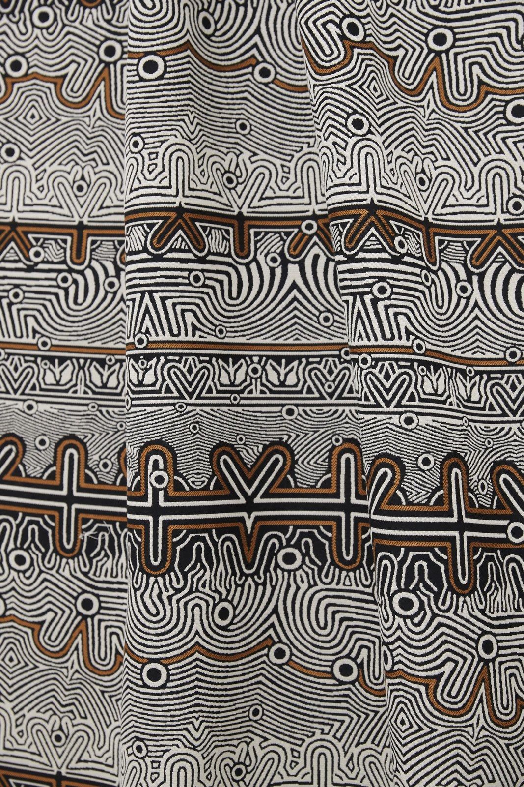 Jacquard viscose fabric with graphic pattern JEAN PAUL GAULTIER ...