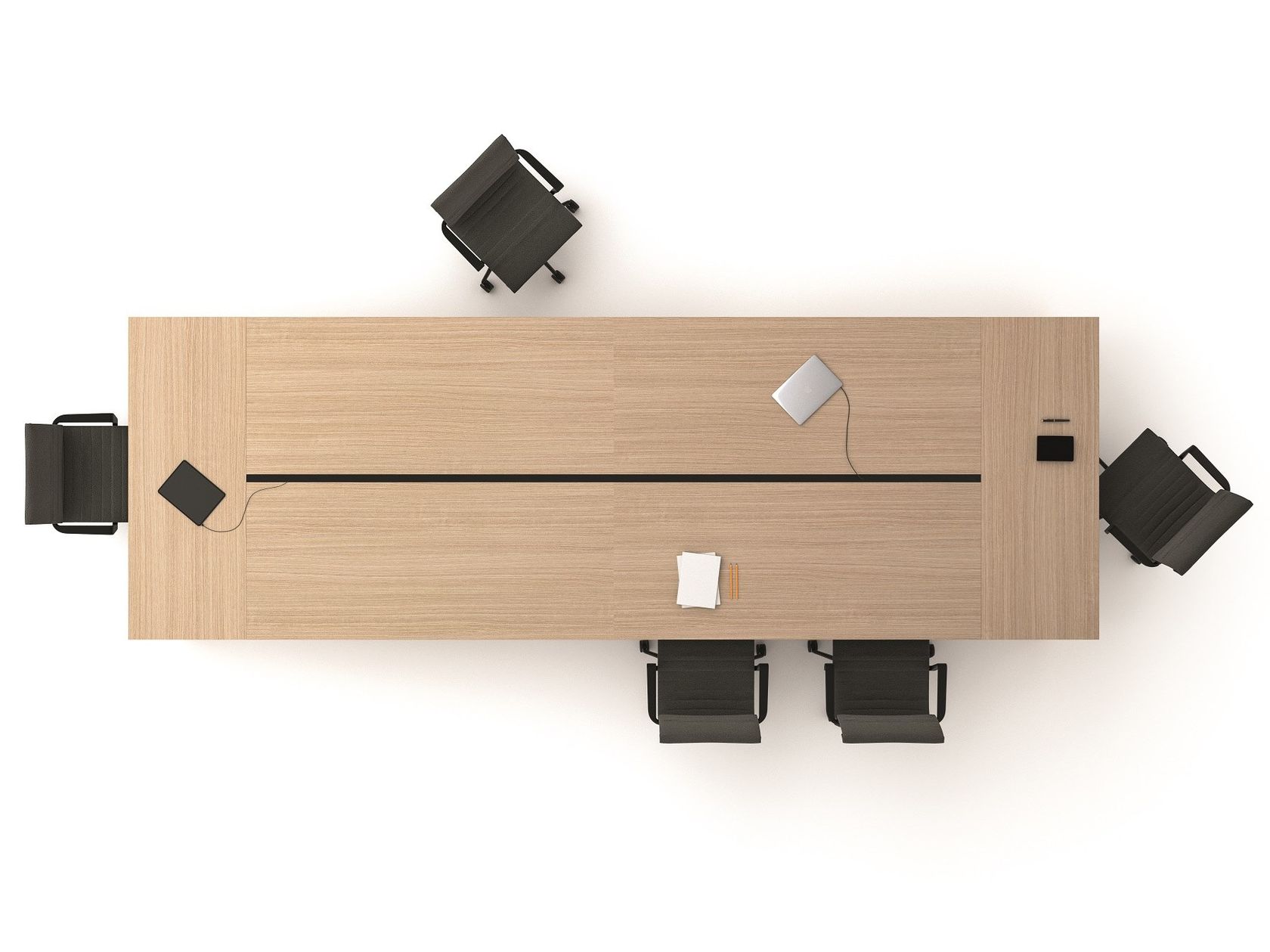 JET | Rectangular meeting table Jet Collection By Bralco design ...